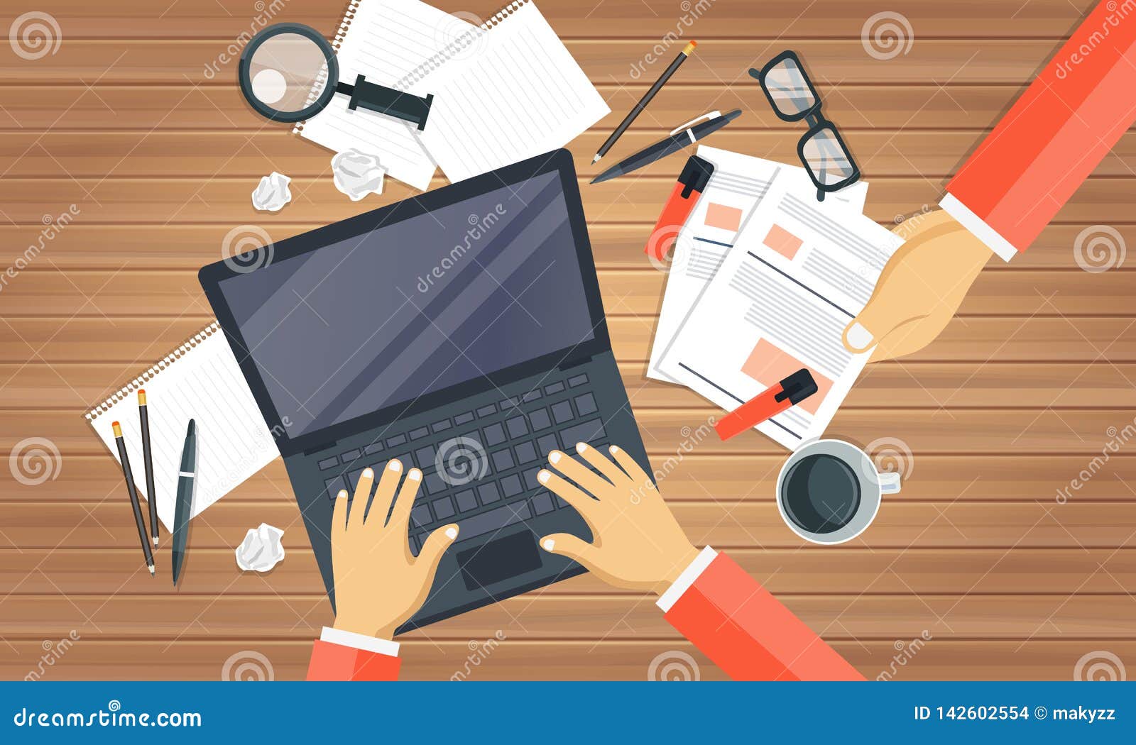 News and Journalism Concept. Independent Journalism Flat Banner ...