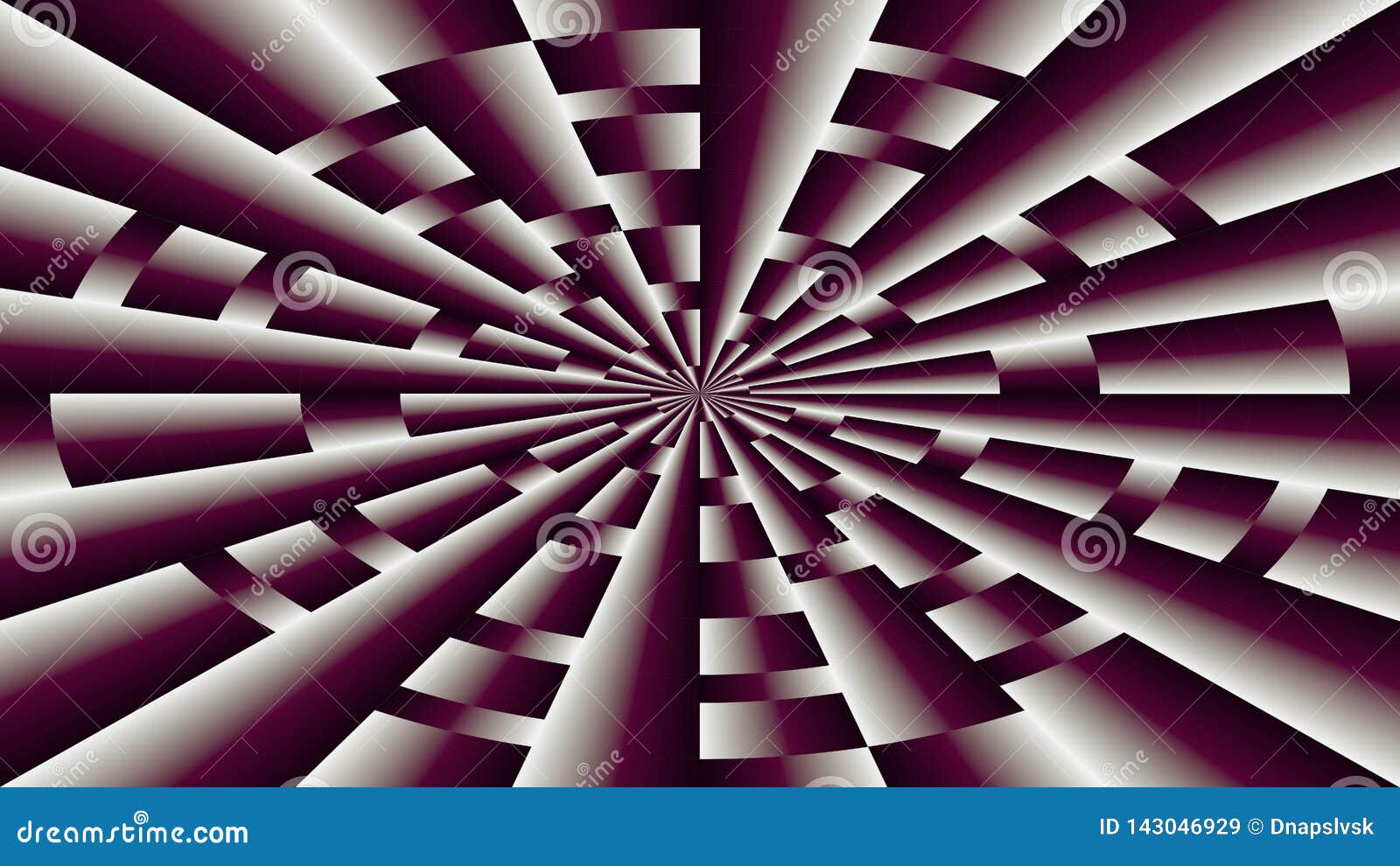 Swirl with Abstract Geometric Figures in Metallic Colors Pink and Gray ...