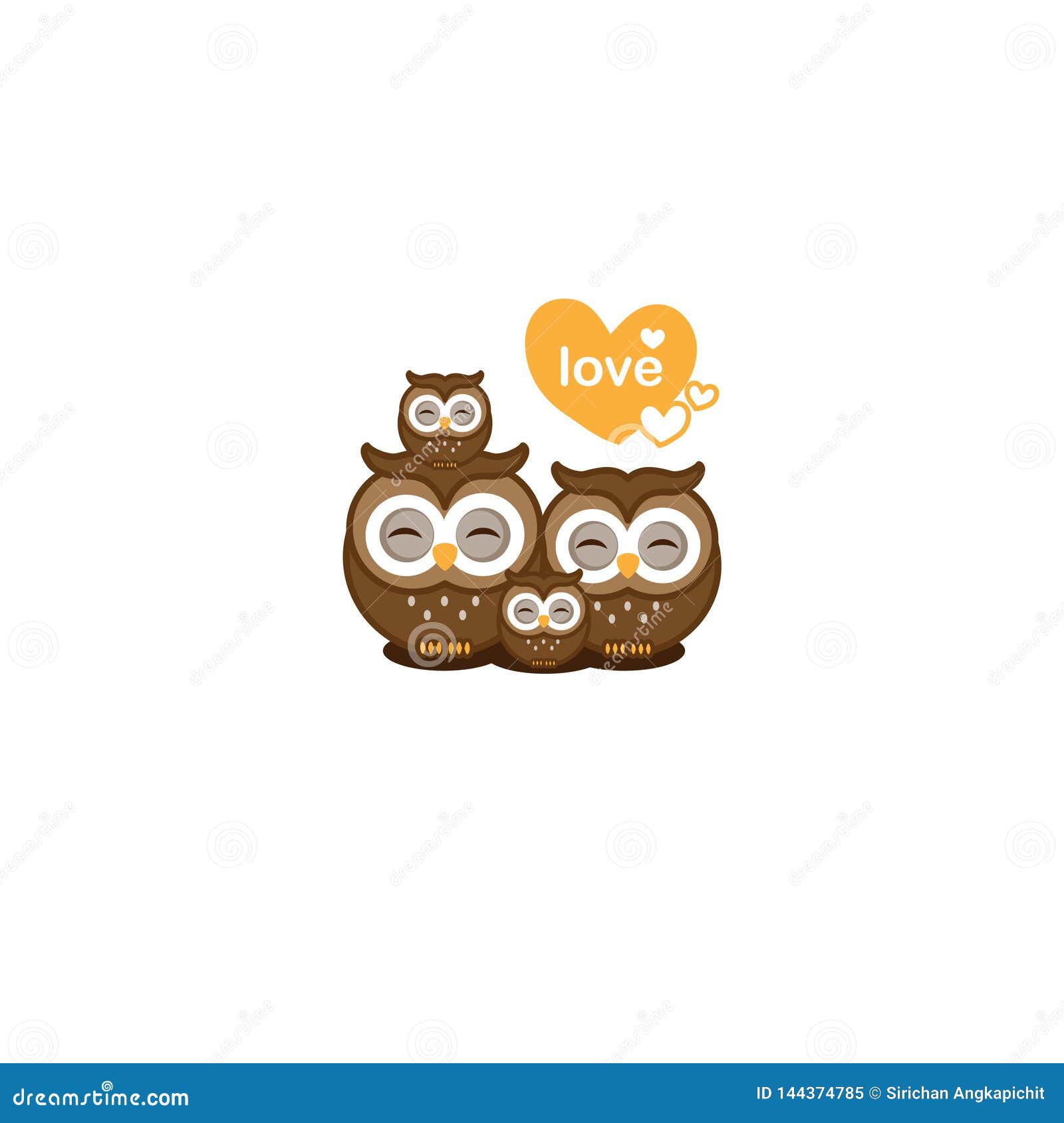 Cute Owl Love Drawing
