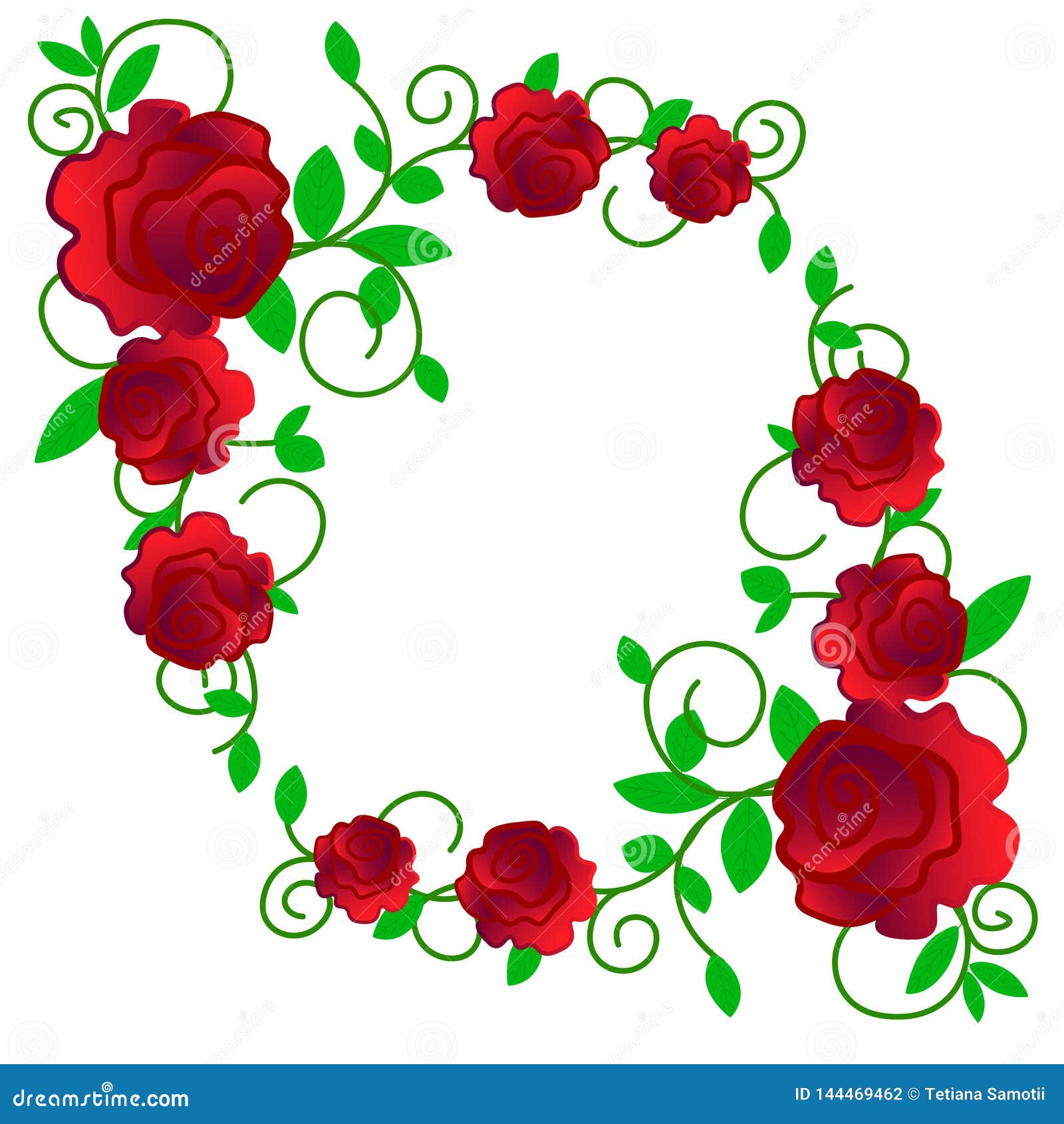Wedding Rose Arch Cartoon Vector | CartoonDealer.com #49750473