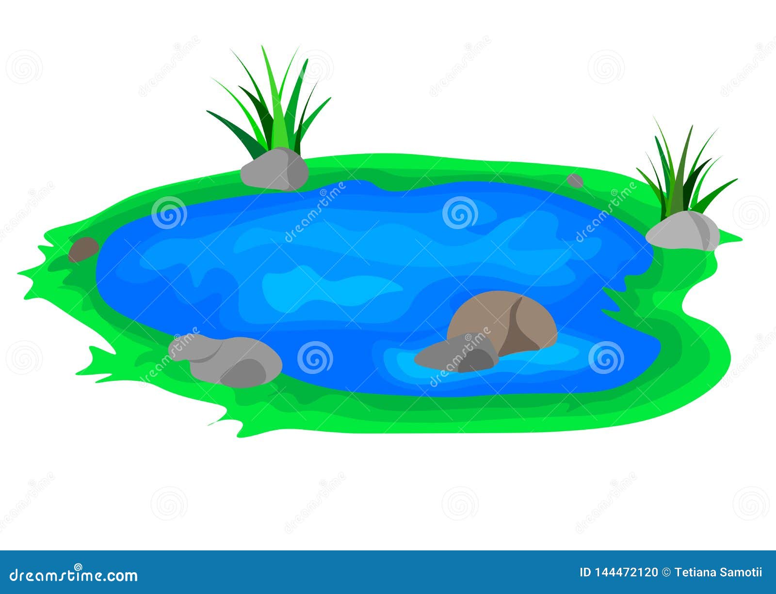 Lake Icon On White Background. Simple Element Illustration From Summer ...