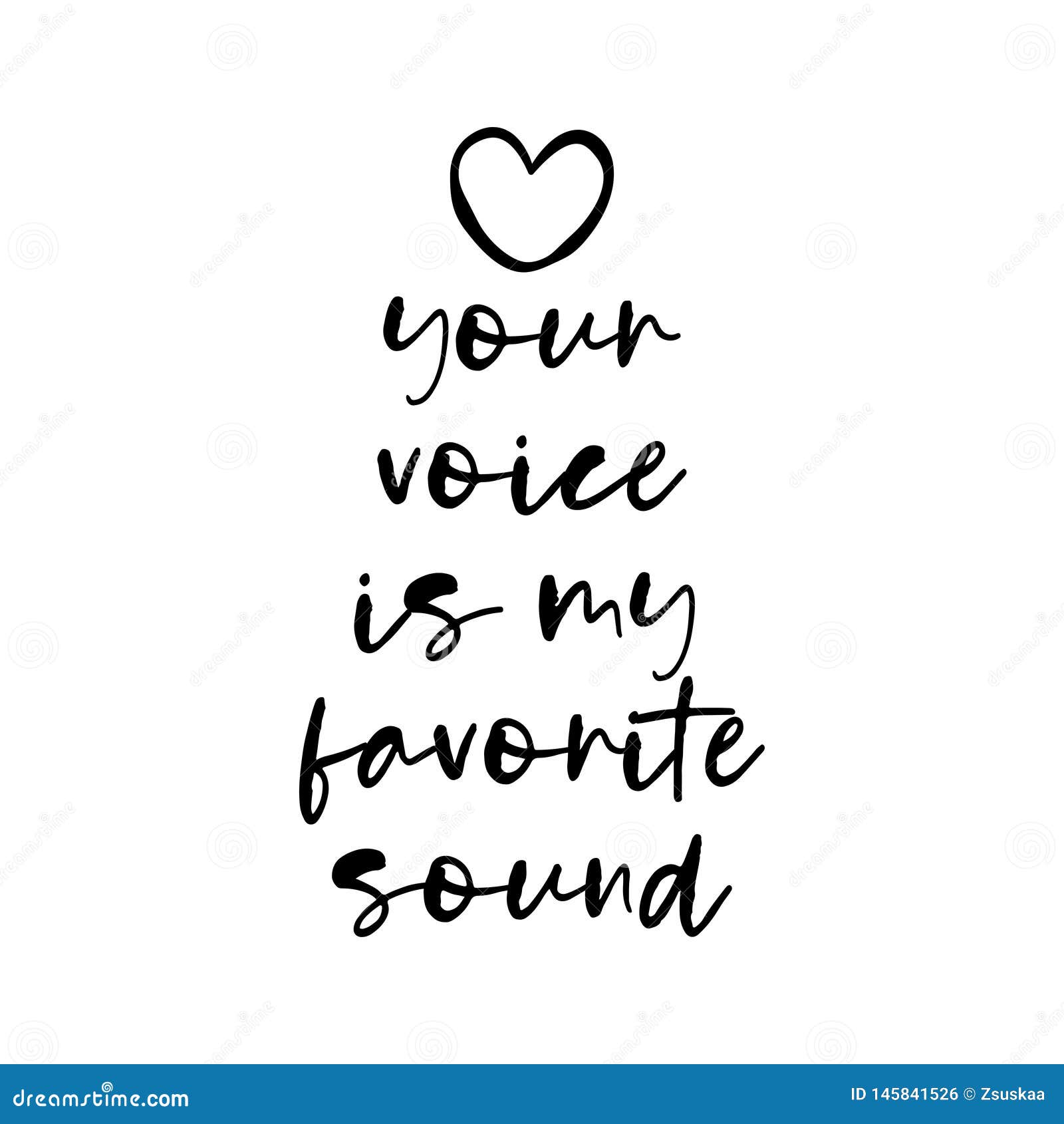 Your Voice Has Power. Hand Drawn Vector Poster Against Racism. Red ...