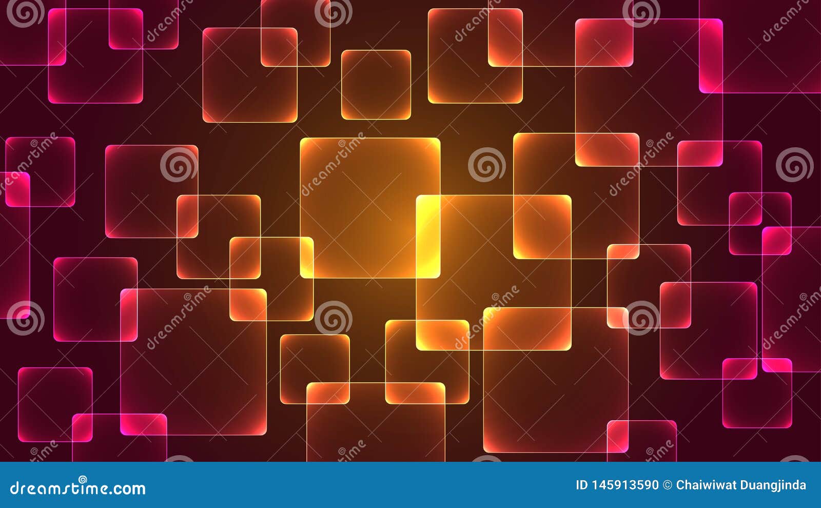 Square Pattern Has a Light from the Back As a Background. Stock Vector ...