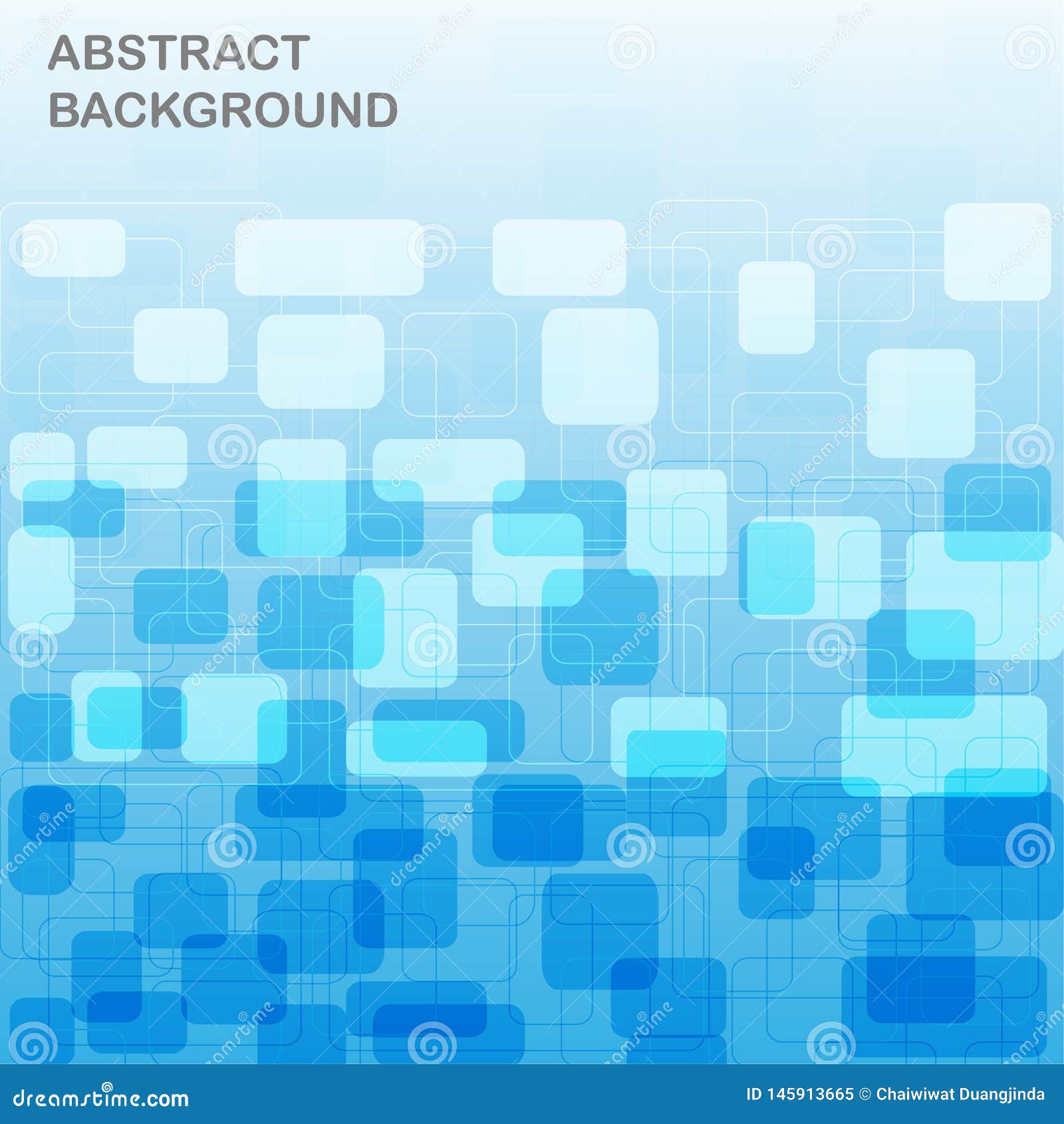 Rectangular Pattern at a Blue Background Stock Vector - Illustration of ...