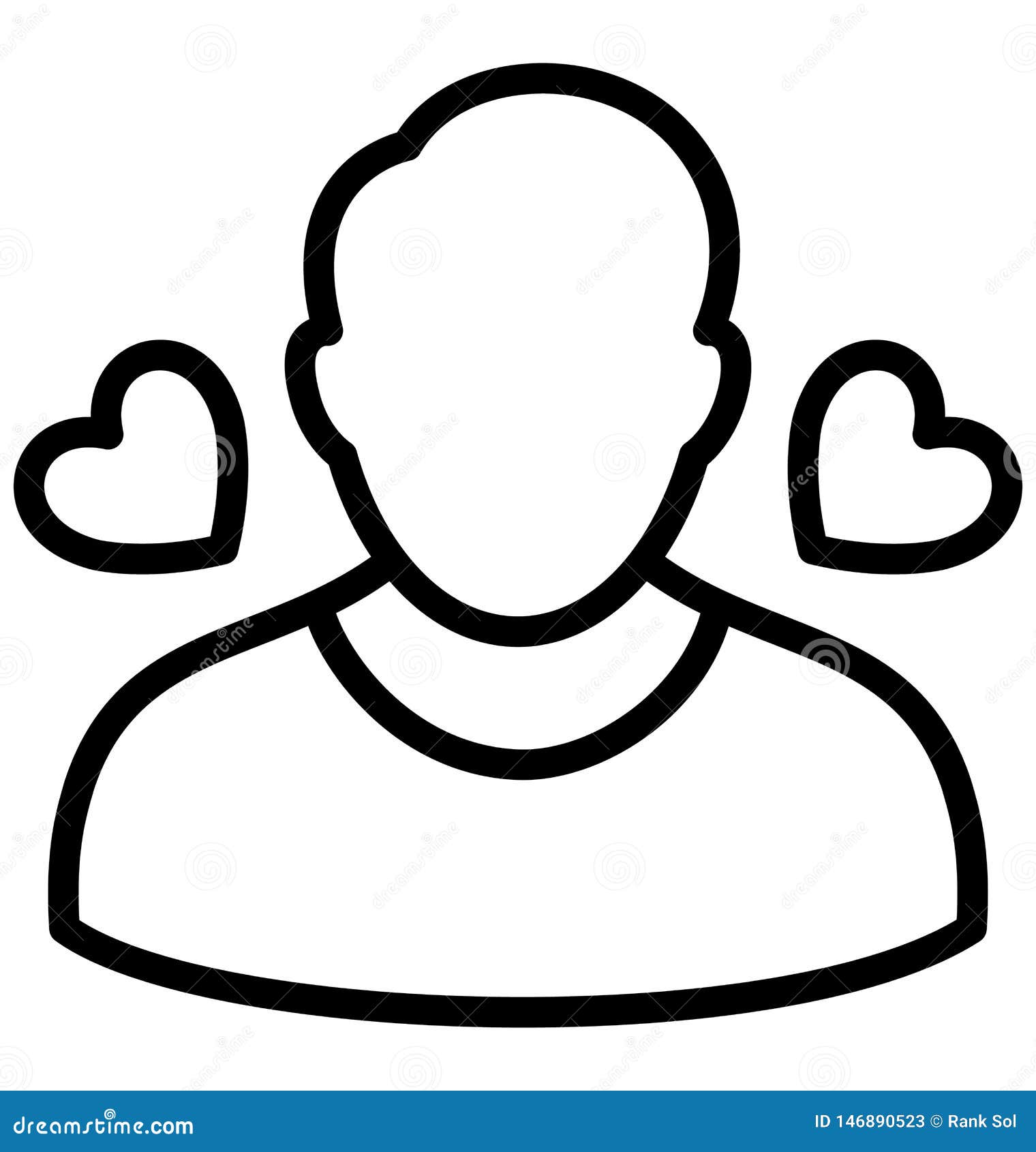 Feeling Loved Isolated Vector Icon Which Can Easily Modify or Edit ...