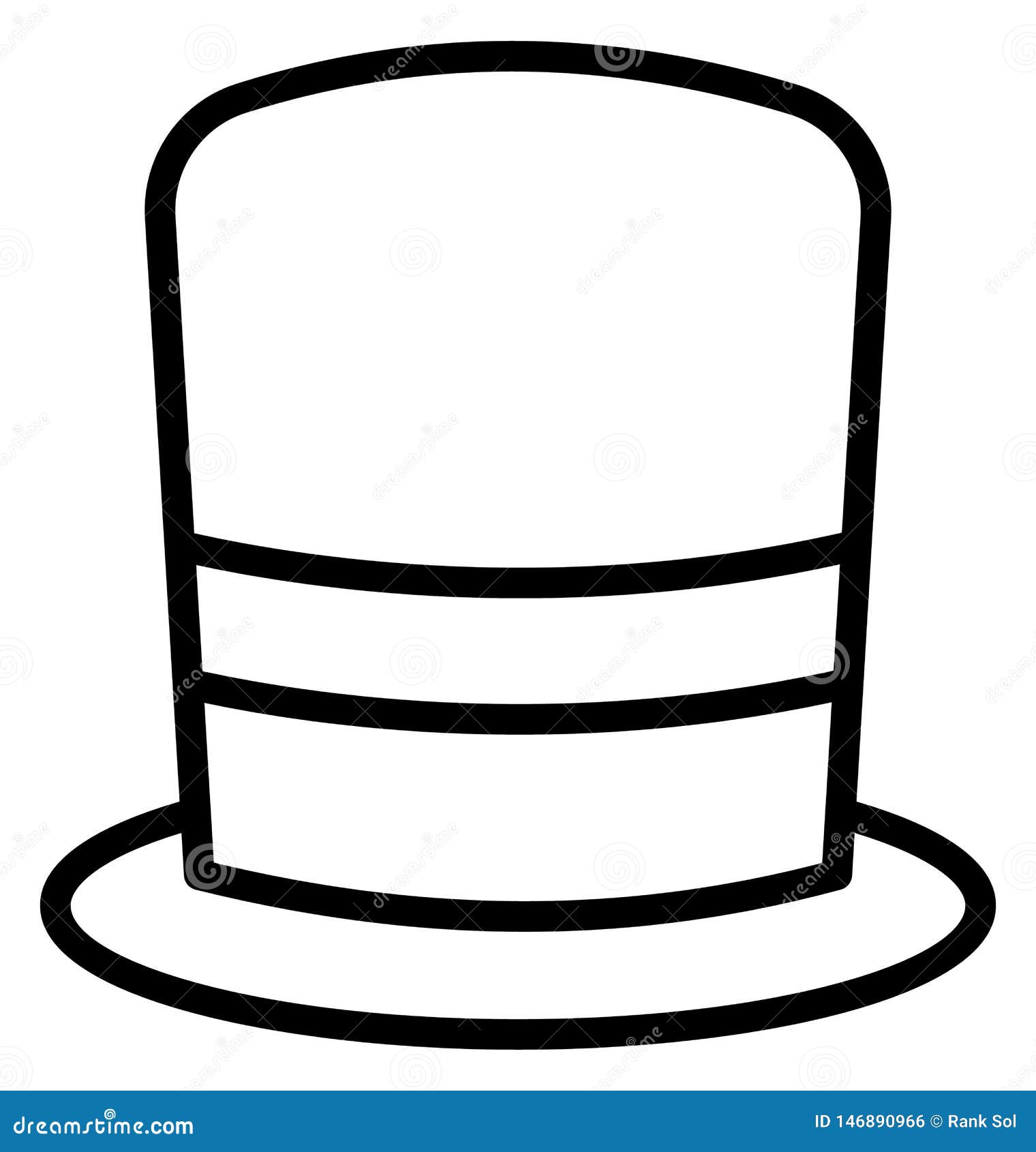 Beaver Hat Isolated Vector Icon Which Can Easily Modify or Edit Stock ...