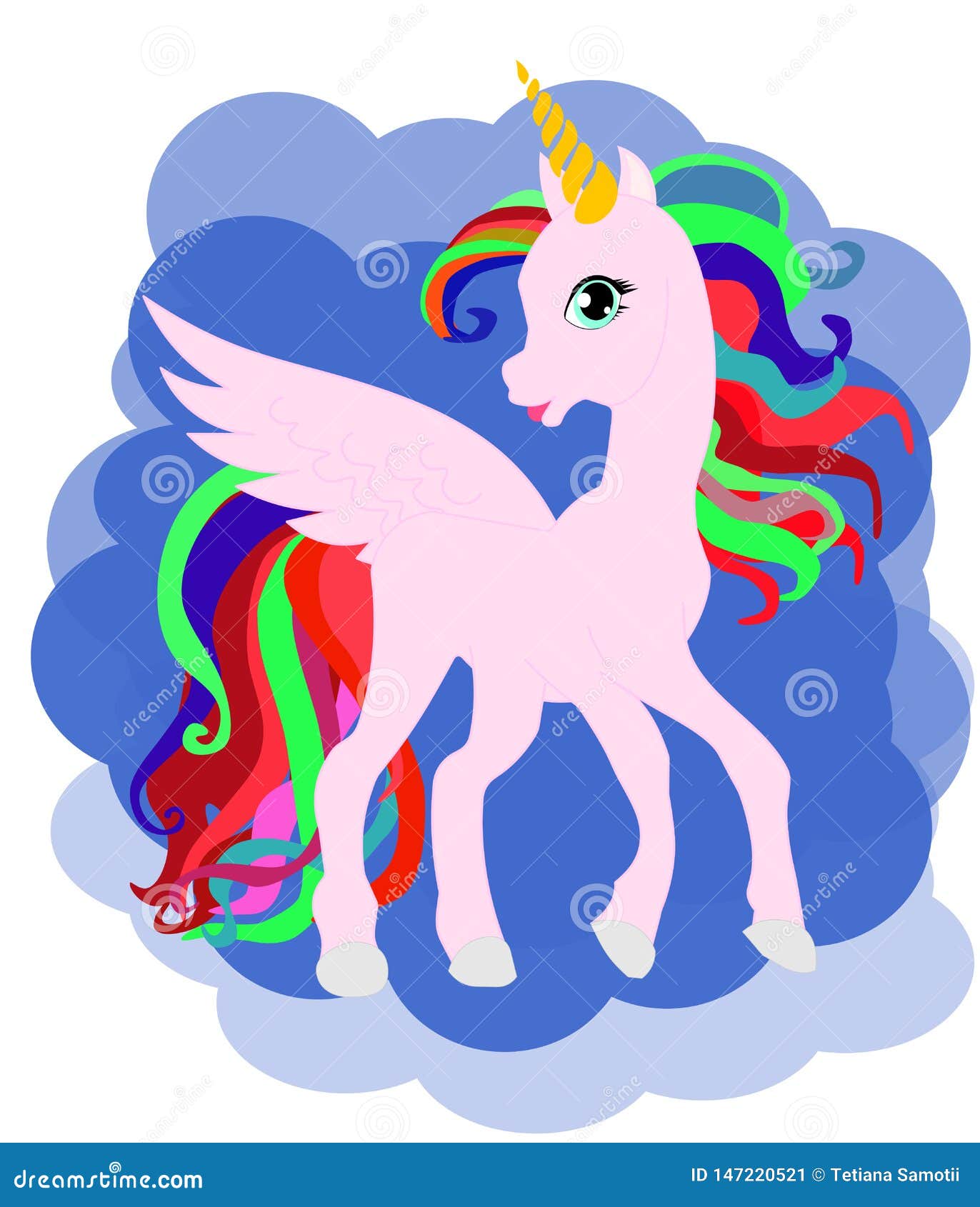 Vector Unicorns Set | CartoonDealer.com #310932184