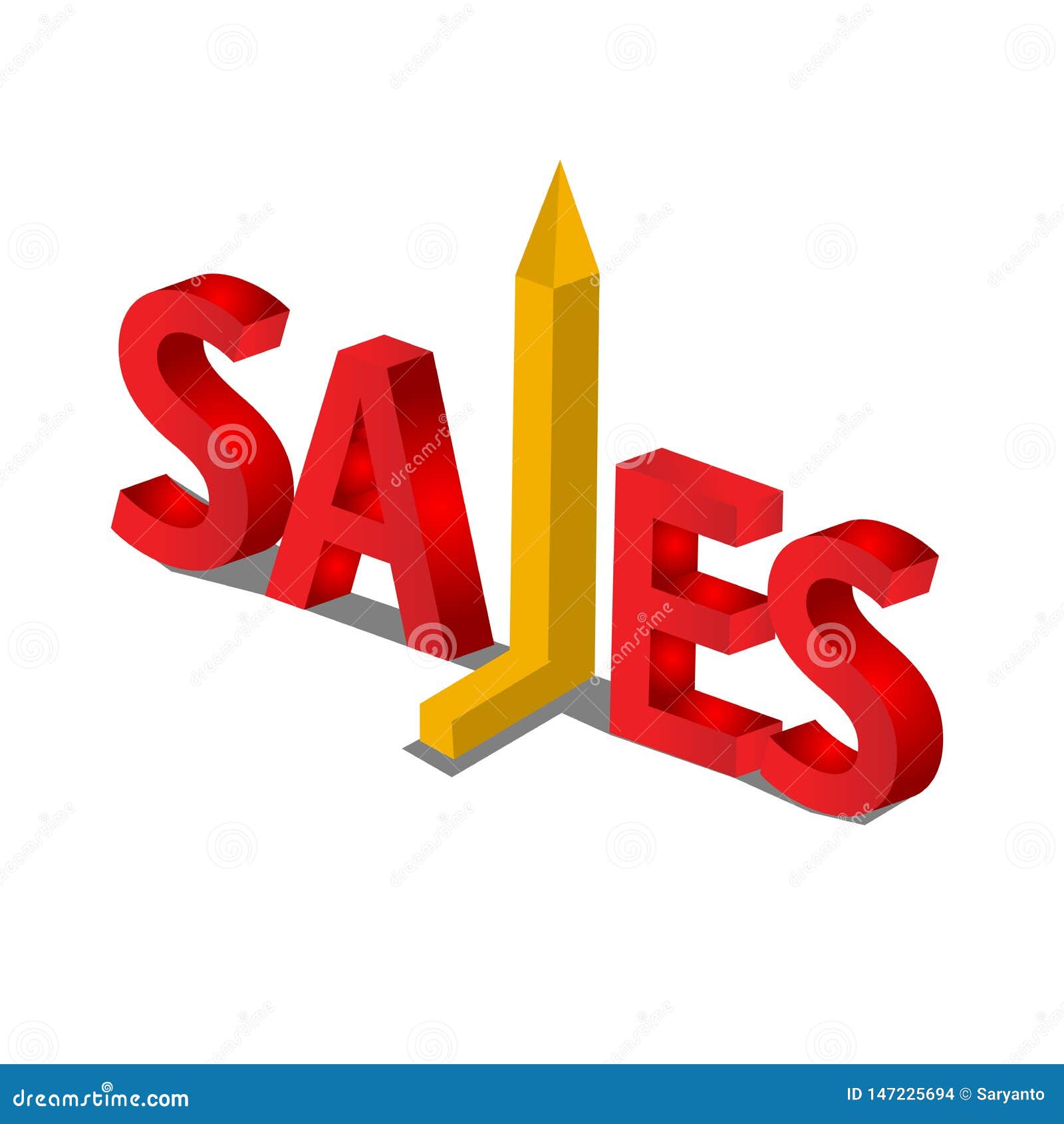 Sales Rising Stock Illustration Business Stock Vector - Illustration of ...