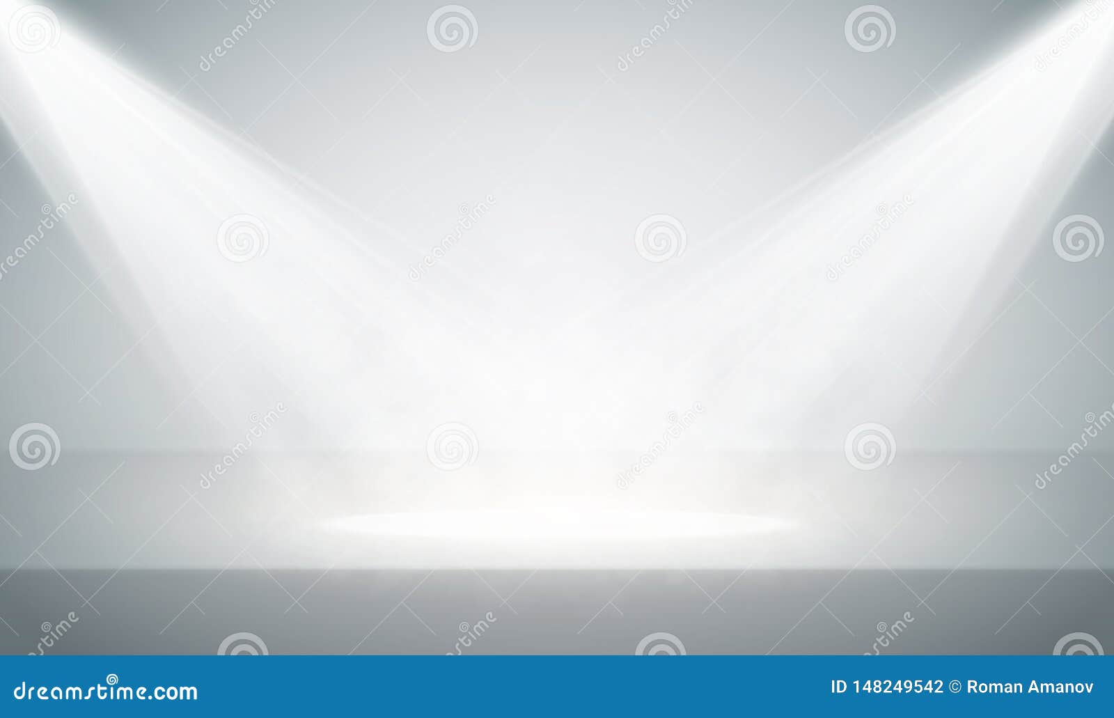 Vector Studio Background with Spotlight. Stock Vector - Illustration of ...
