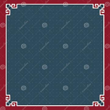 Chinese Traditional Background, the Great Wall Frame Stock Vector ...