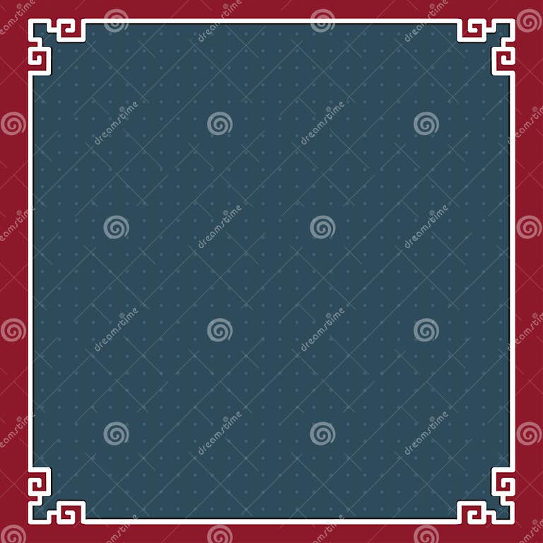Chinese Traditional Background, the Great Wall Frame Stock Vector ...