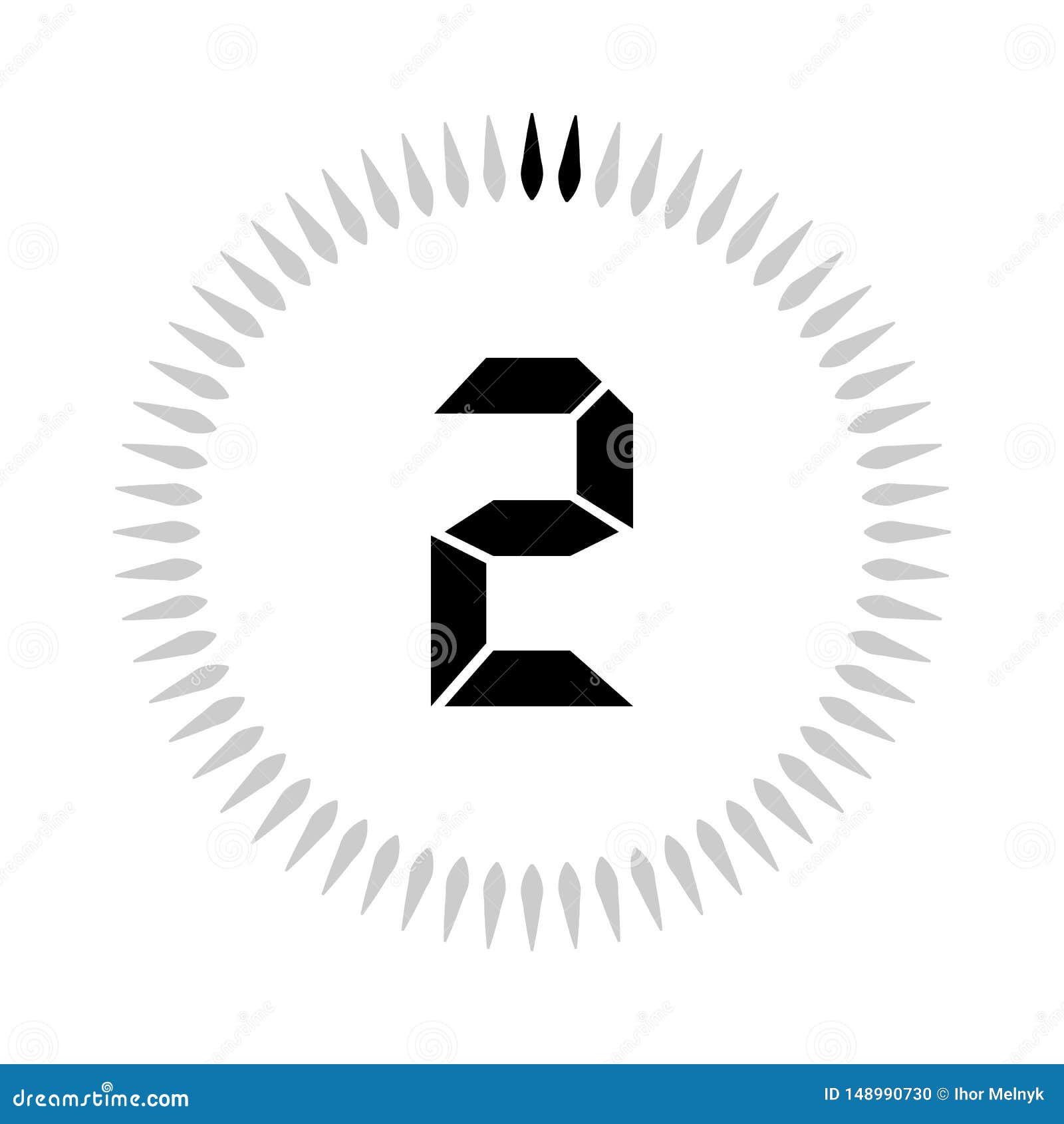 The 2 Minutes or Seconds Timer Stock Vector - Illustration of ...