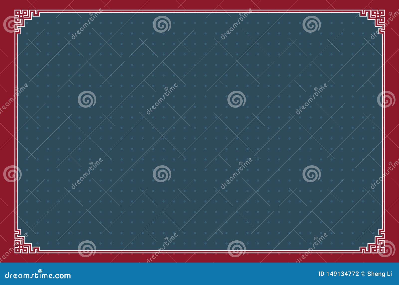 Chinese Traditional Background, the Great Wall Frame Stock Vector ...