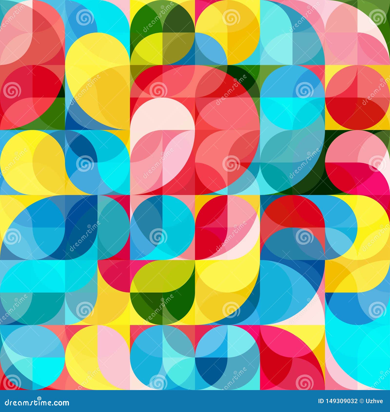 Vector seamless pattern stock vector. Illustration of colorful - 149309032