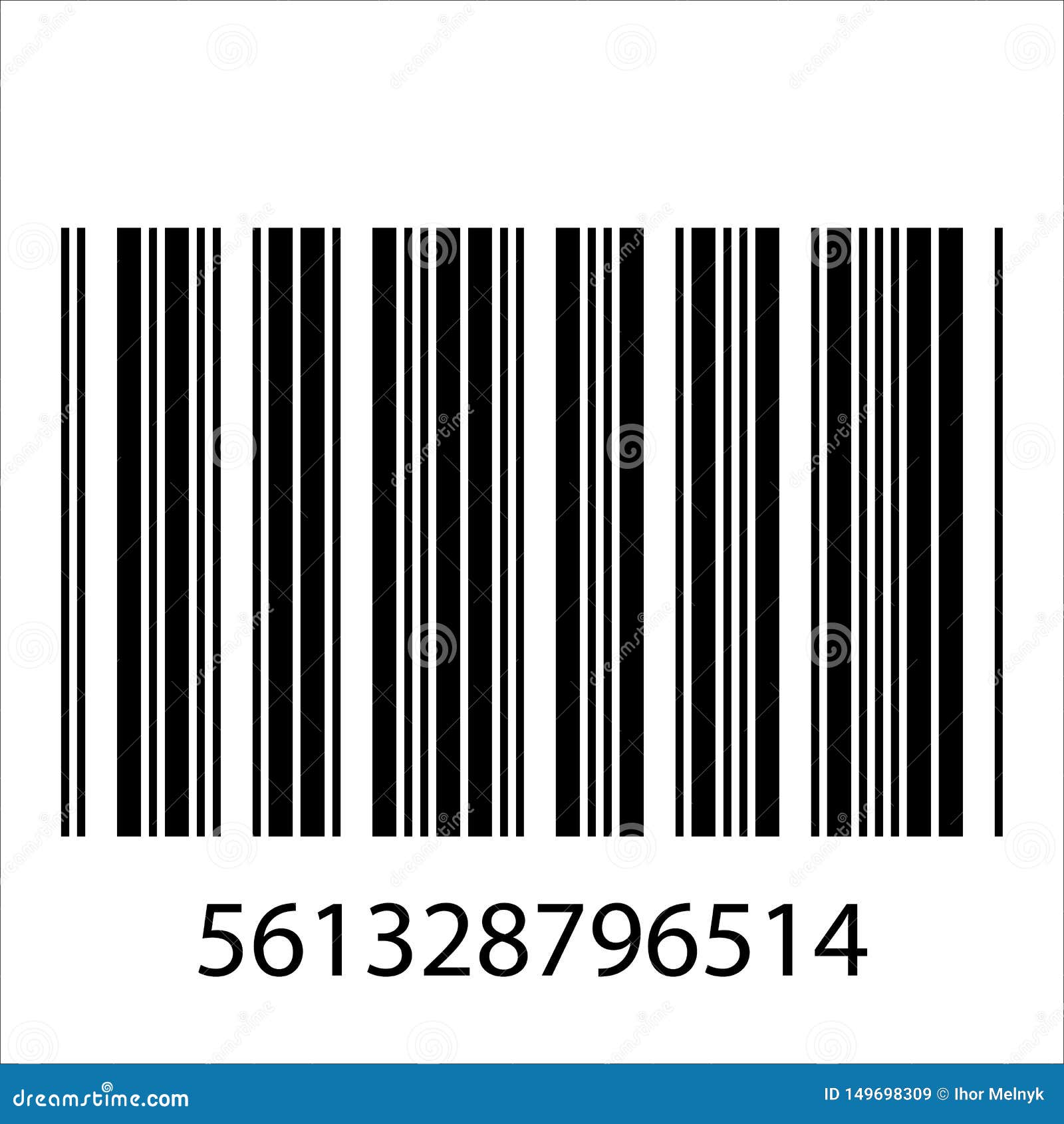 Barcode and number icon. stock vector. Illustration of packaging ...