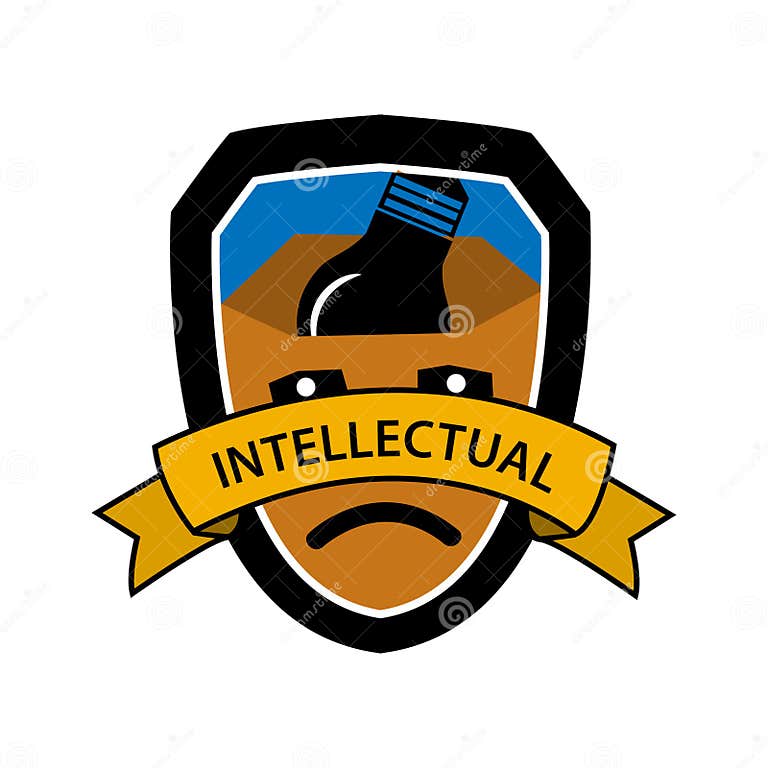 Intellectual Protection Vector Icon, Shield Icon. Stock Vector ...