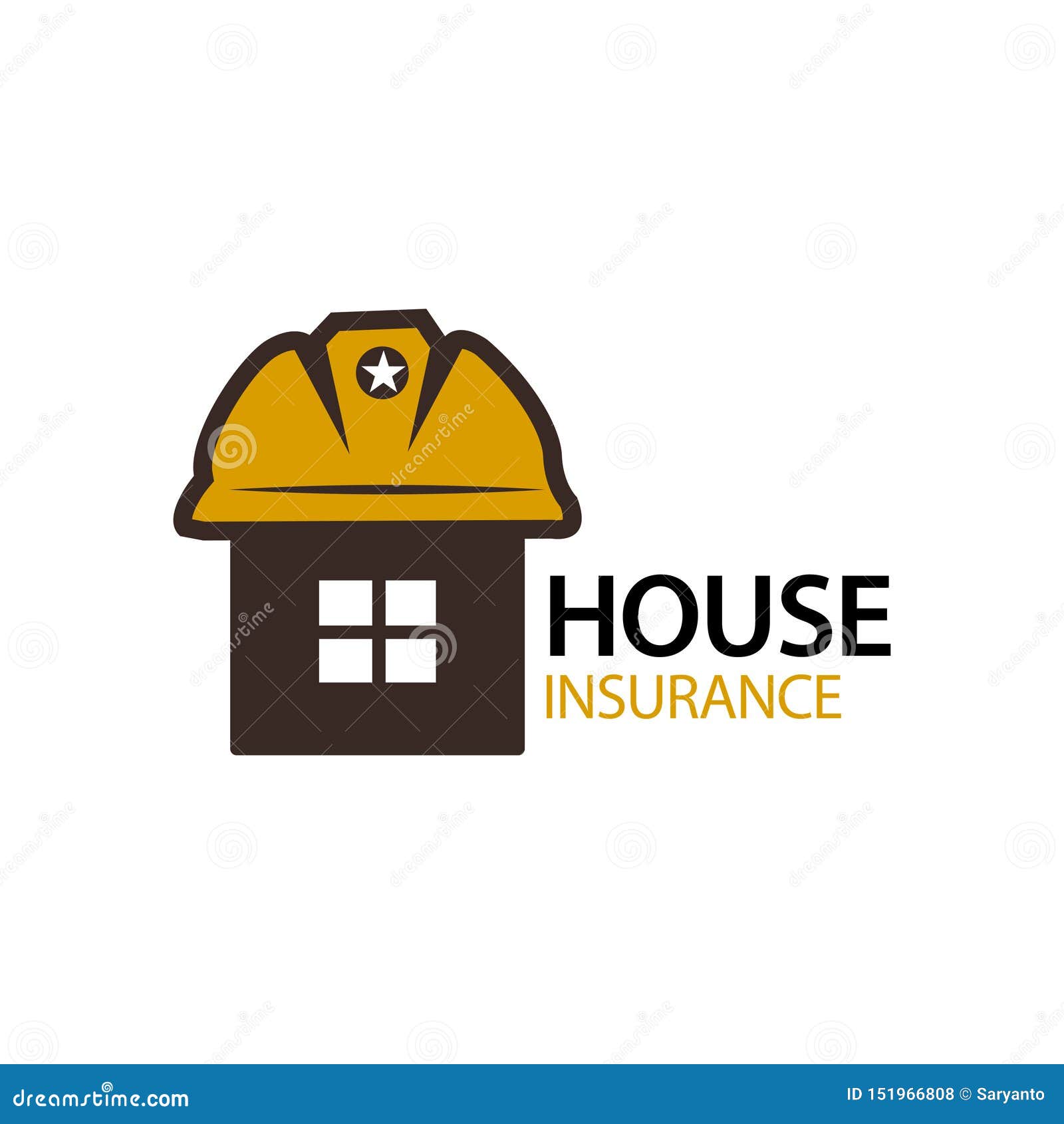 House Insurance Logo Stock. Flat Design Stock Vector - Illustration of ...