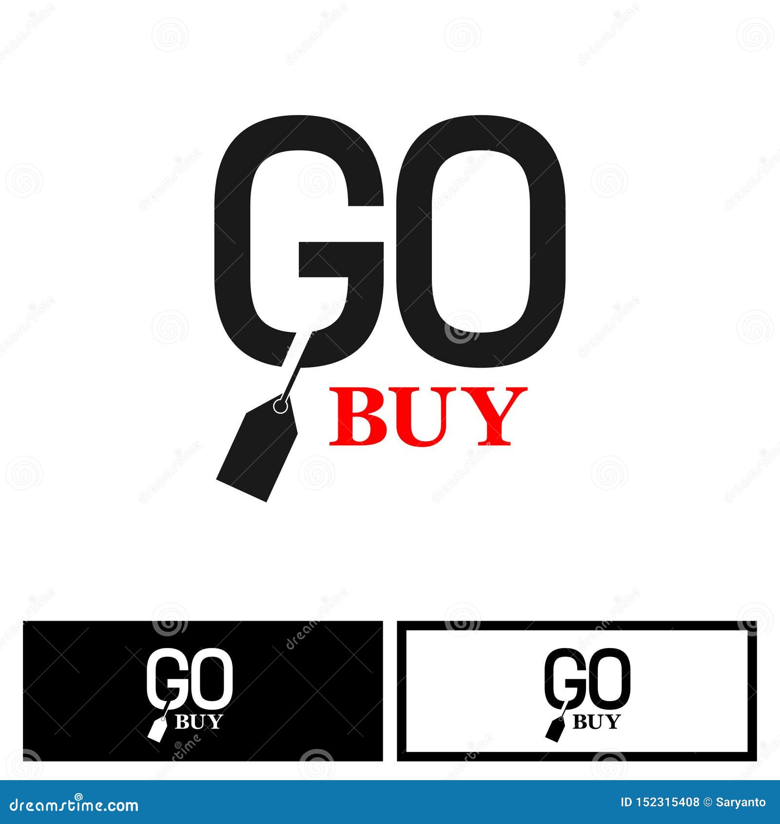 Go Buy Stock Icons. Flat Set Icon. Label Stock Vector - Illustration of ...