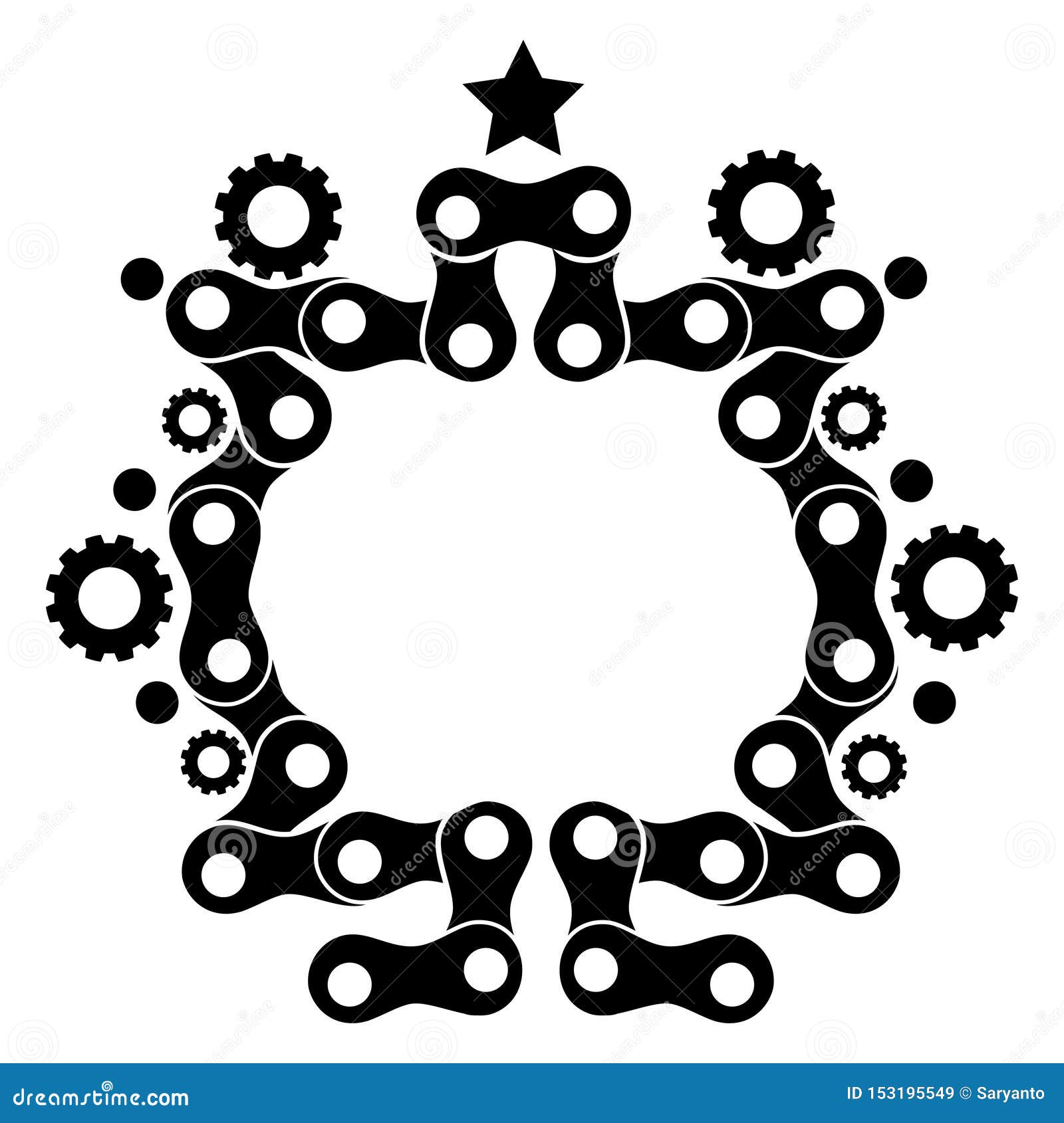 Background with Mechanic Ornament, Flat Design. Vector Stock Vector ...