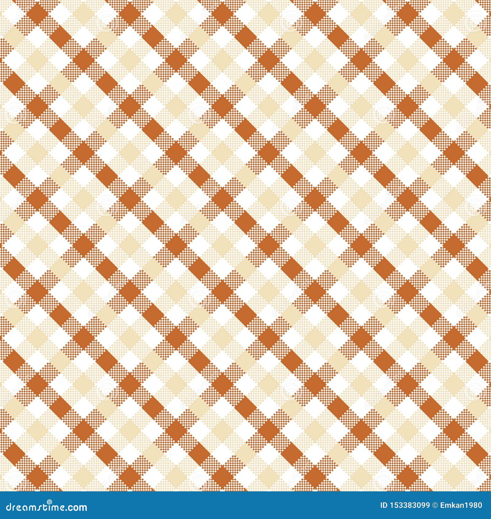 Brown Gingham Pattern Background Royalty-Free Illustration ...
