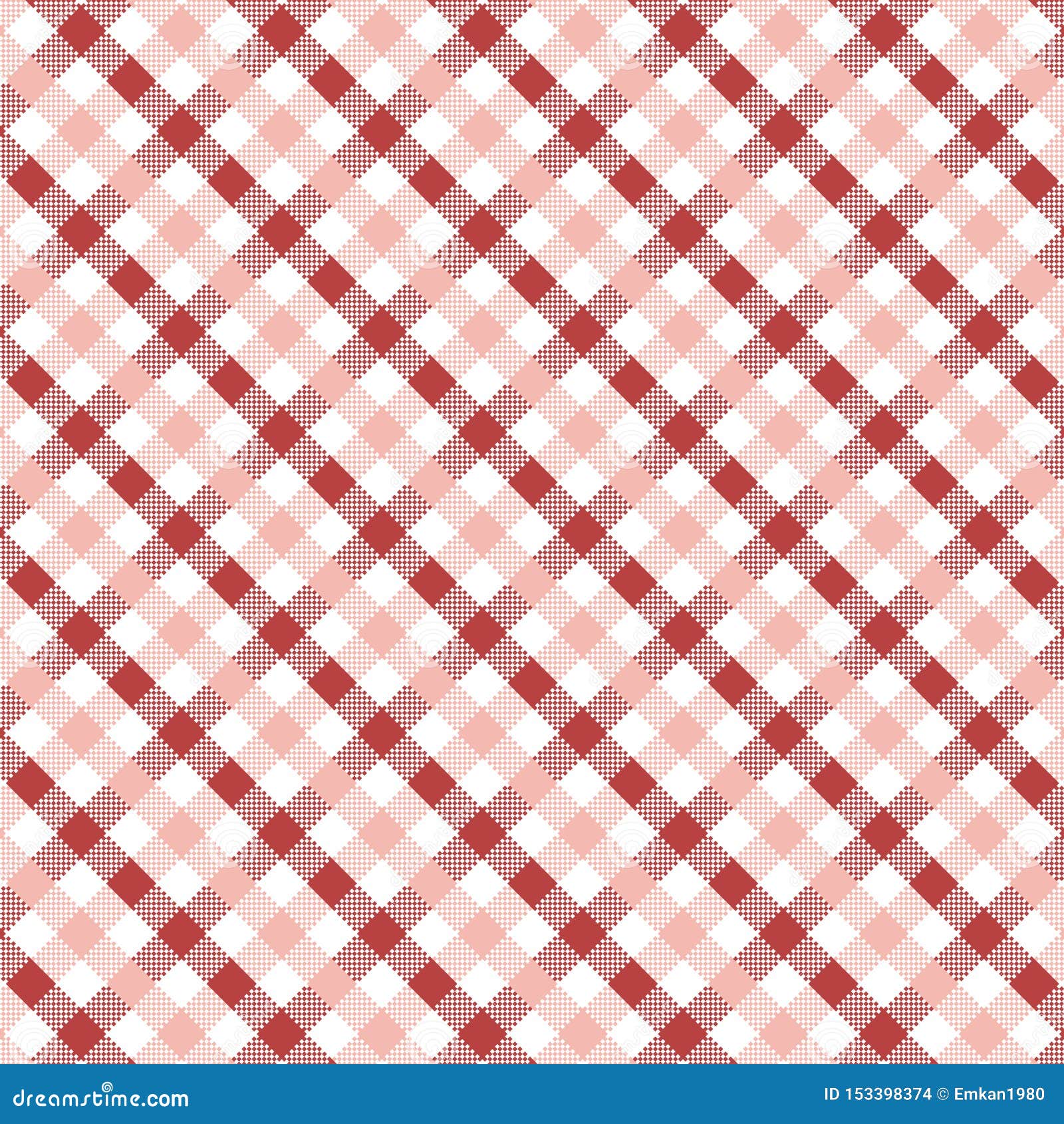 Red Gingham pattern. stock illustration. Illustration of dresses ...