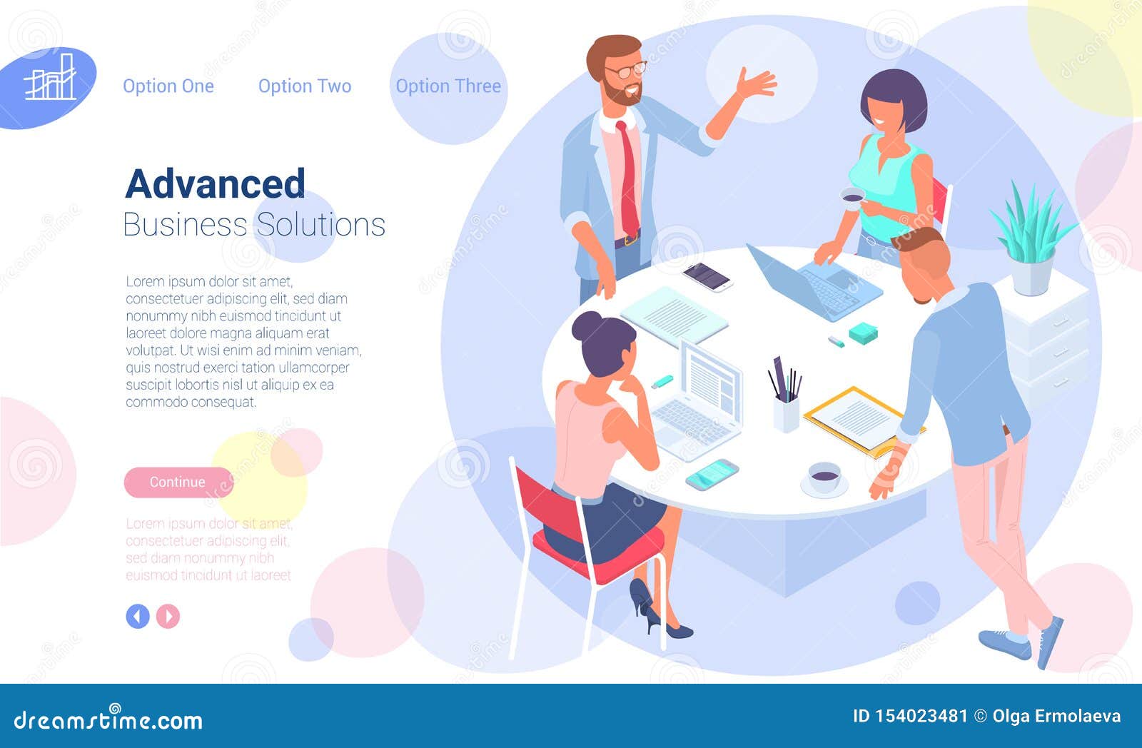 Webbusiness Communication in Office Stock Vector - Illustration of ...