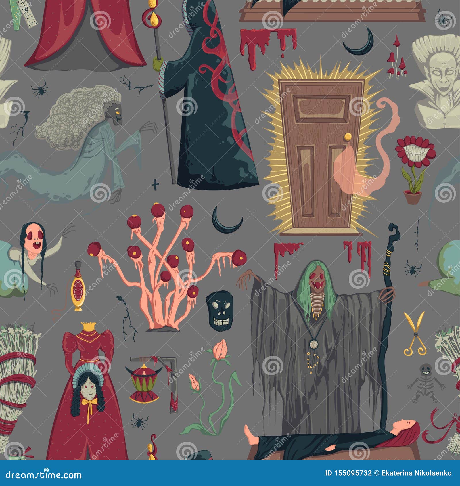 Creepy Sad Textile Art: Sarah Shouting In Black And White Stock ...