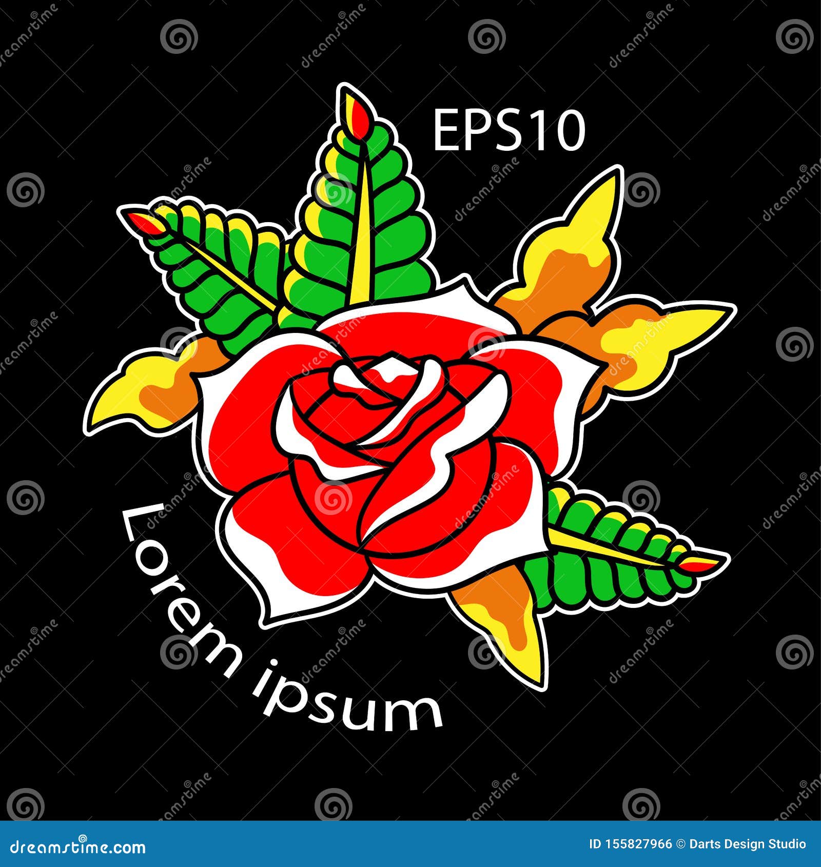 Rose Vector Design, Tshirt Design, Clothing, Design, Vector Eps 10 ...
