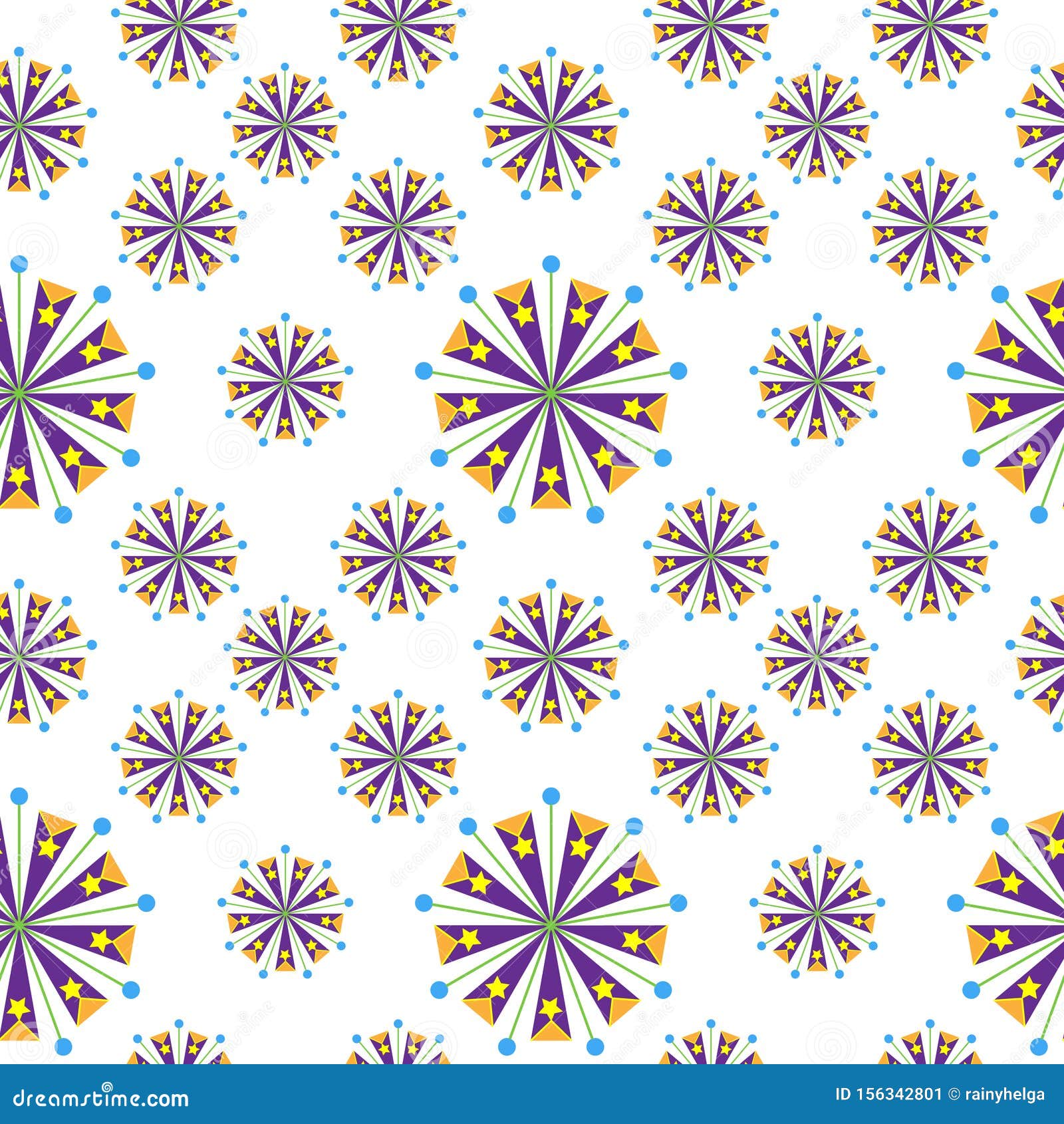 Fun Seamless Repeat Abstract Pattern. Carnival and Festival Ornament ...