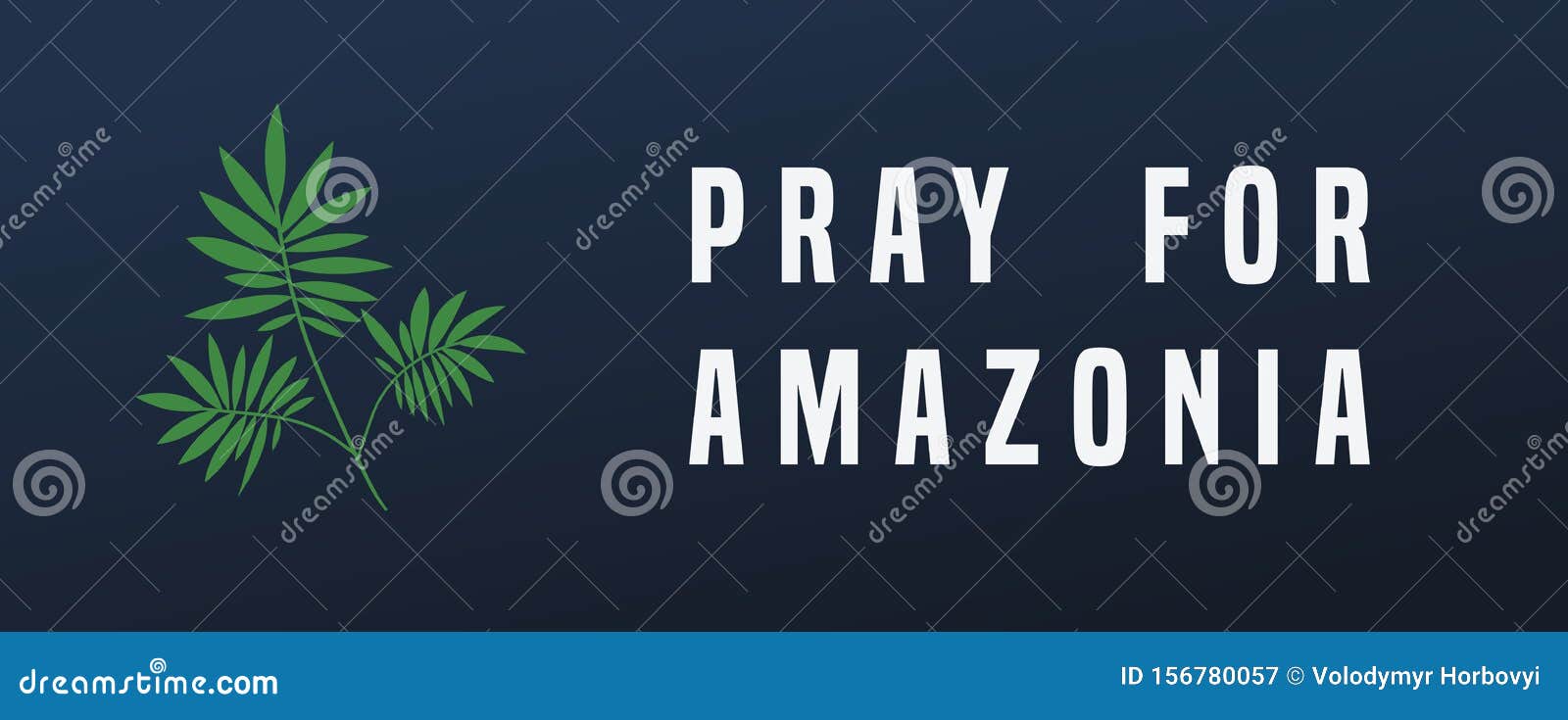 Pray for Amazonia. Amazon Rainforest Burns Stock Vector - Illustration ...