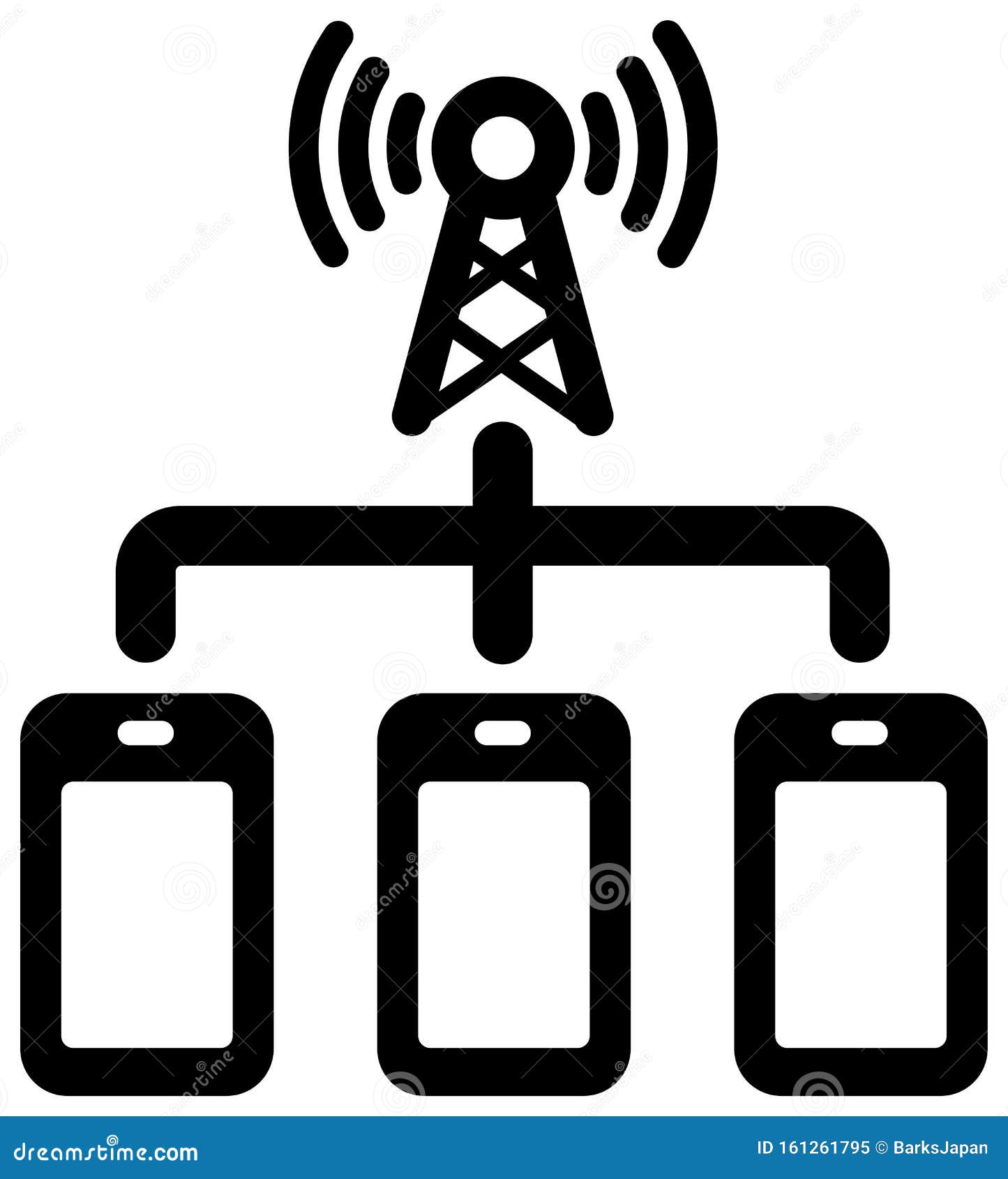 5G Icon Illustration / Simultaneous Connection Stock Vector ...