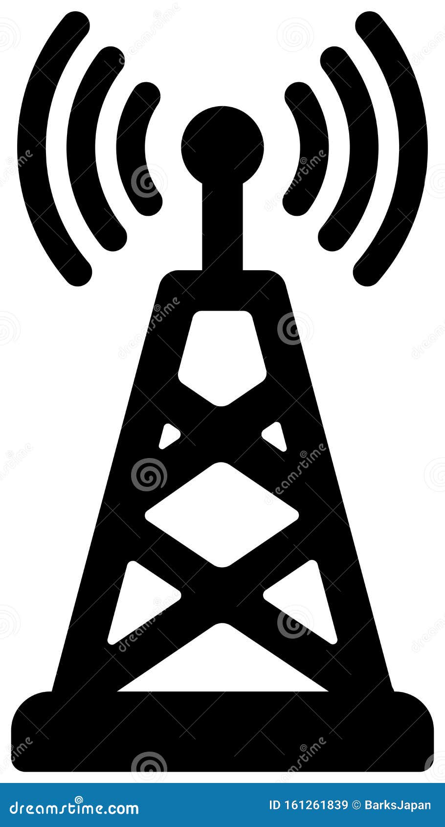 5G Icon Illustration / Antenna, Base Station Stock Vector ...