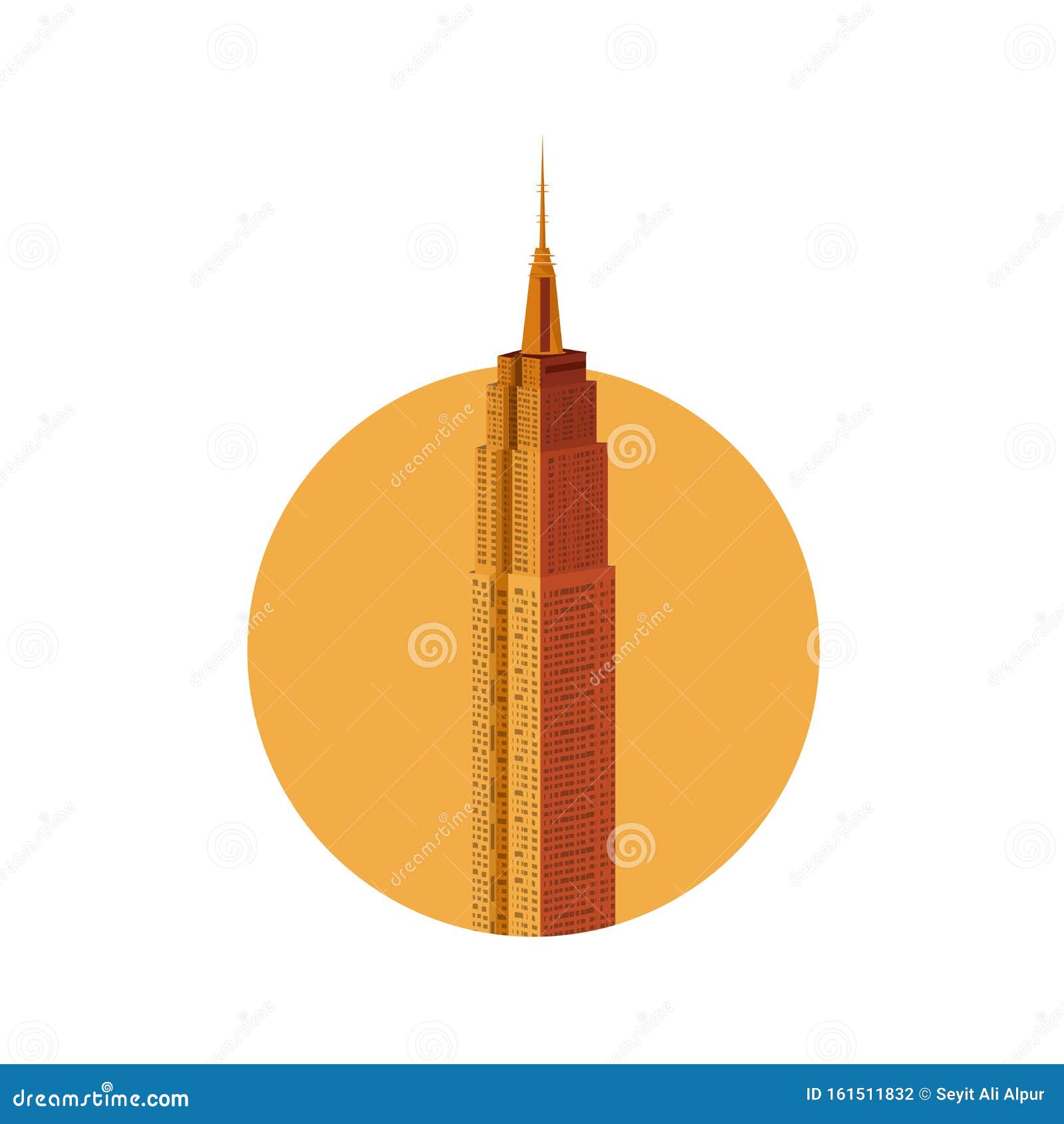 Vector tower stock vector. Illustration of skyscraper - 161511832