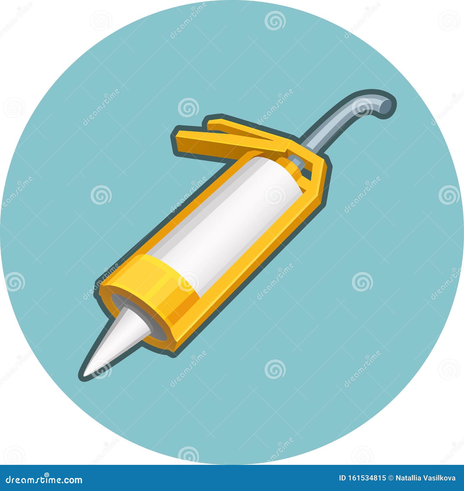 Icon Of Sealant Tube For Waterproofing Cartoon Vector | CartoonDealer ...
