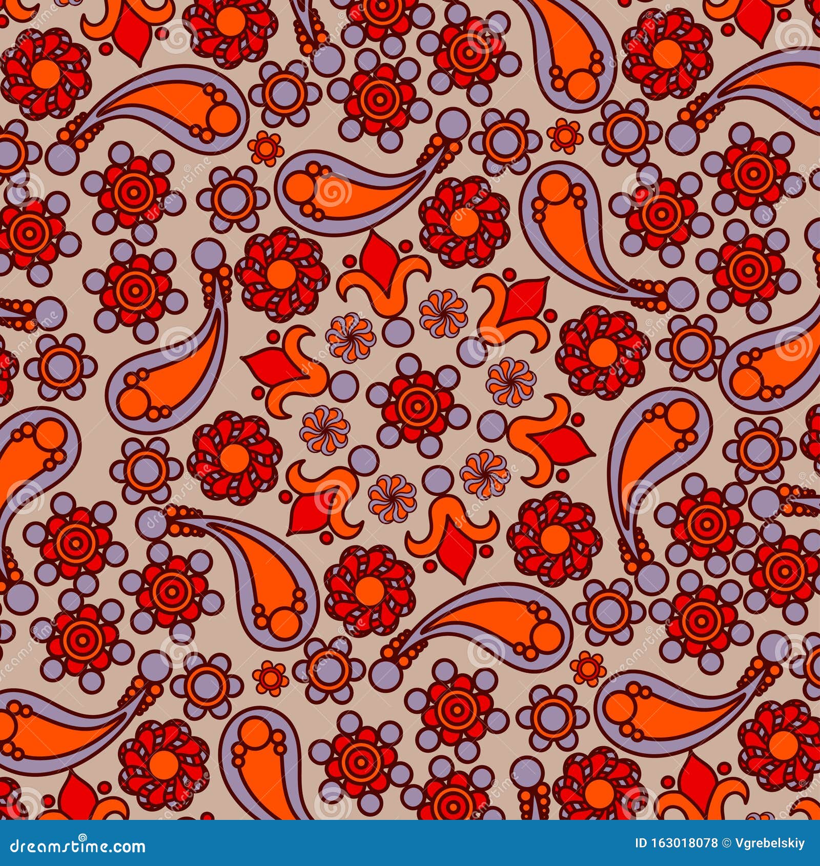 Paisley pattern.Texture stock vector. Illustration of fashion - 163018078