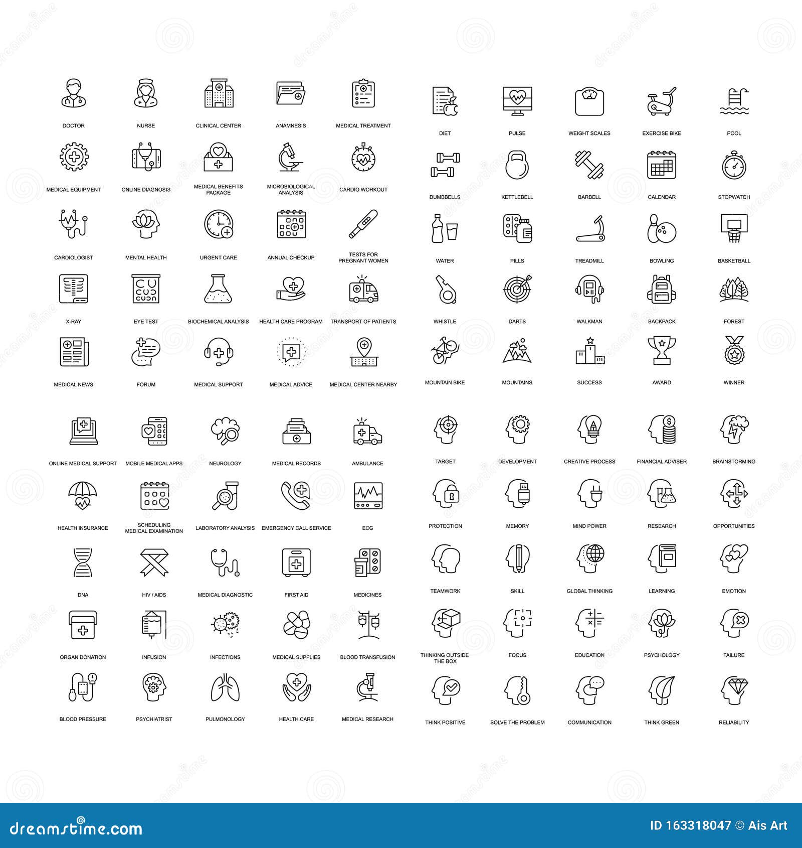 Set of Business Universal Icon Symbol Stock Vector - Illustration of ...
