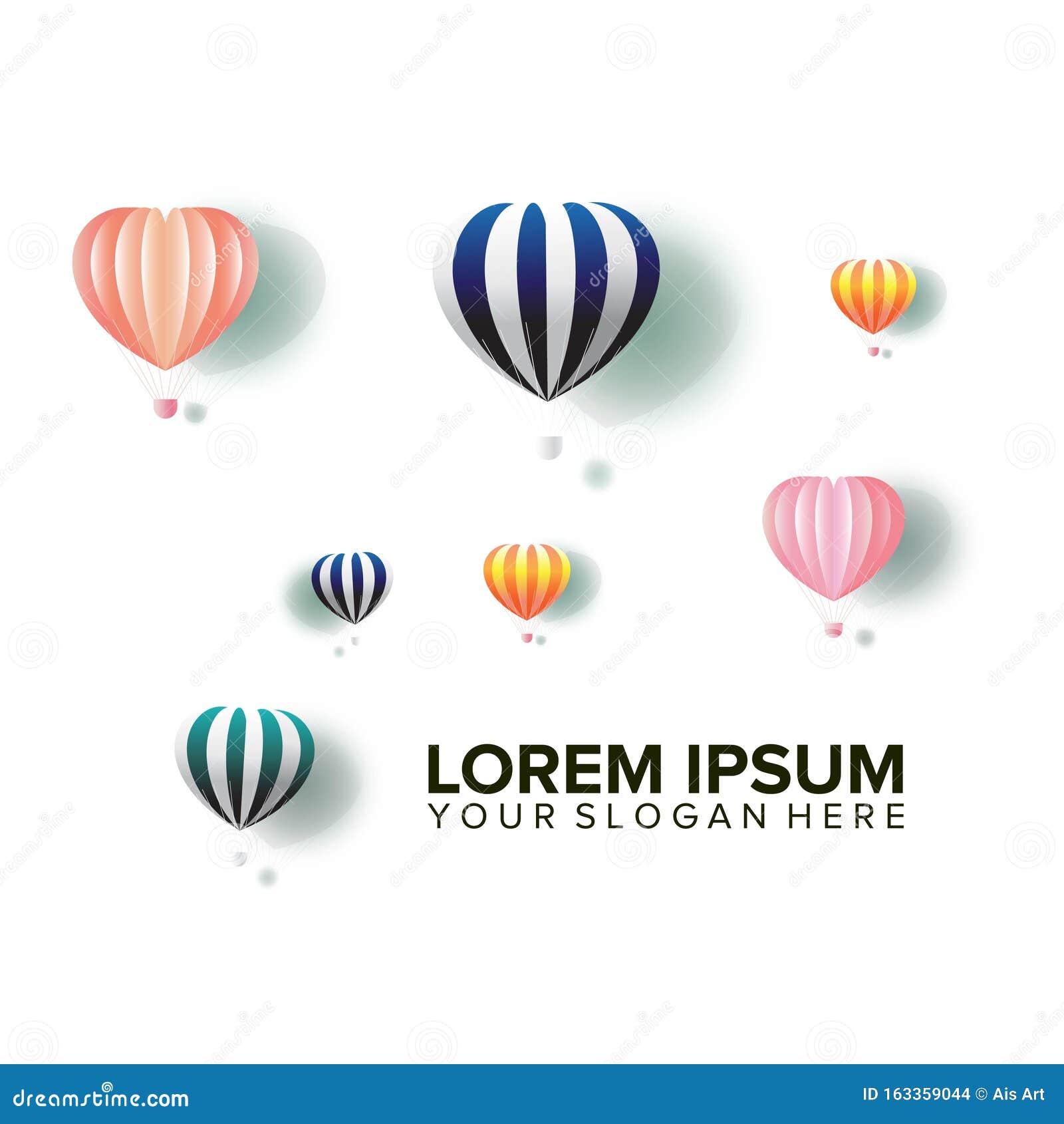 Abstract Love Ballon Background - Vector Stock Vector - Illustration of ...