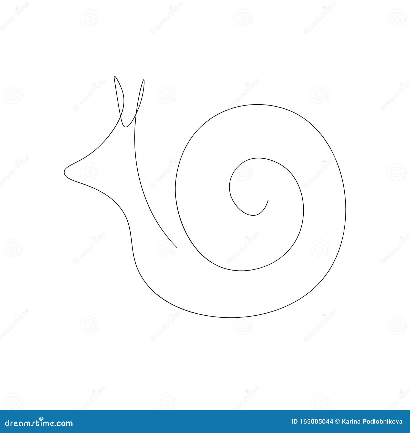 Snail Animal Icon, Vector Illustration Stock Vector - Illustration of ...