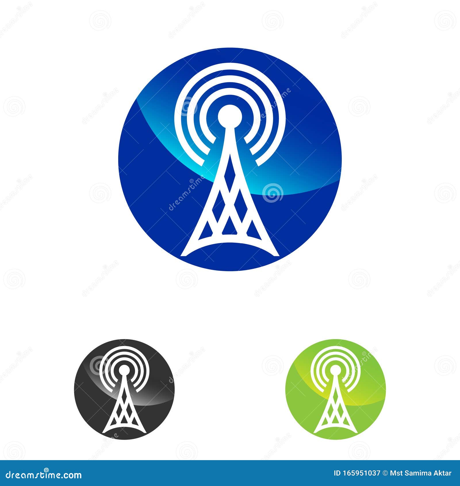 Wi-Fi and Wireless Icons. WiFi Zone Sign. Remote Access and Radio Waves ...