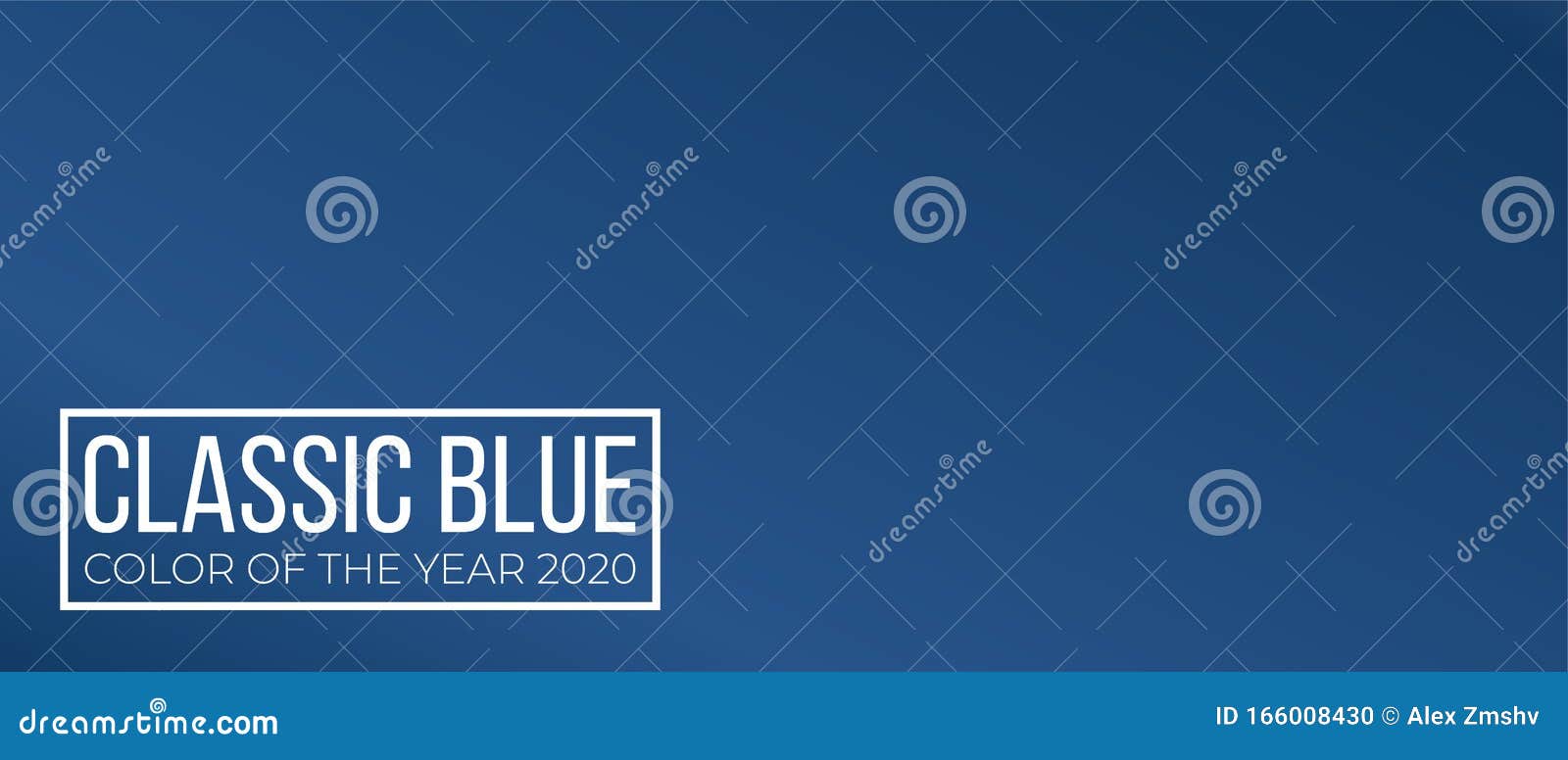 Classic Blue Color of the Year Vector Presentation Stock Vector ...