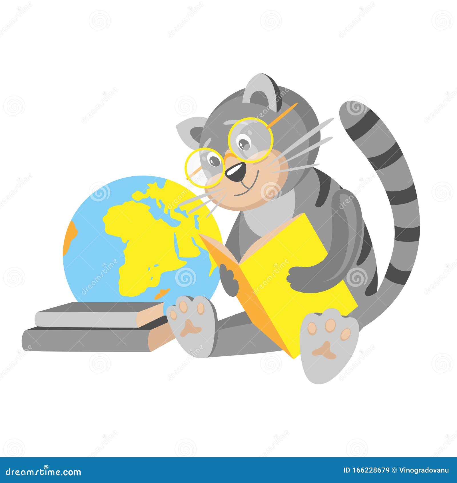 Animals and Professions. the Cat is a Scientist Stock Vector ...