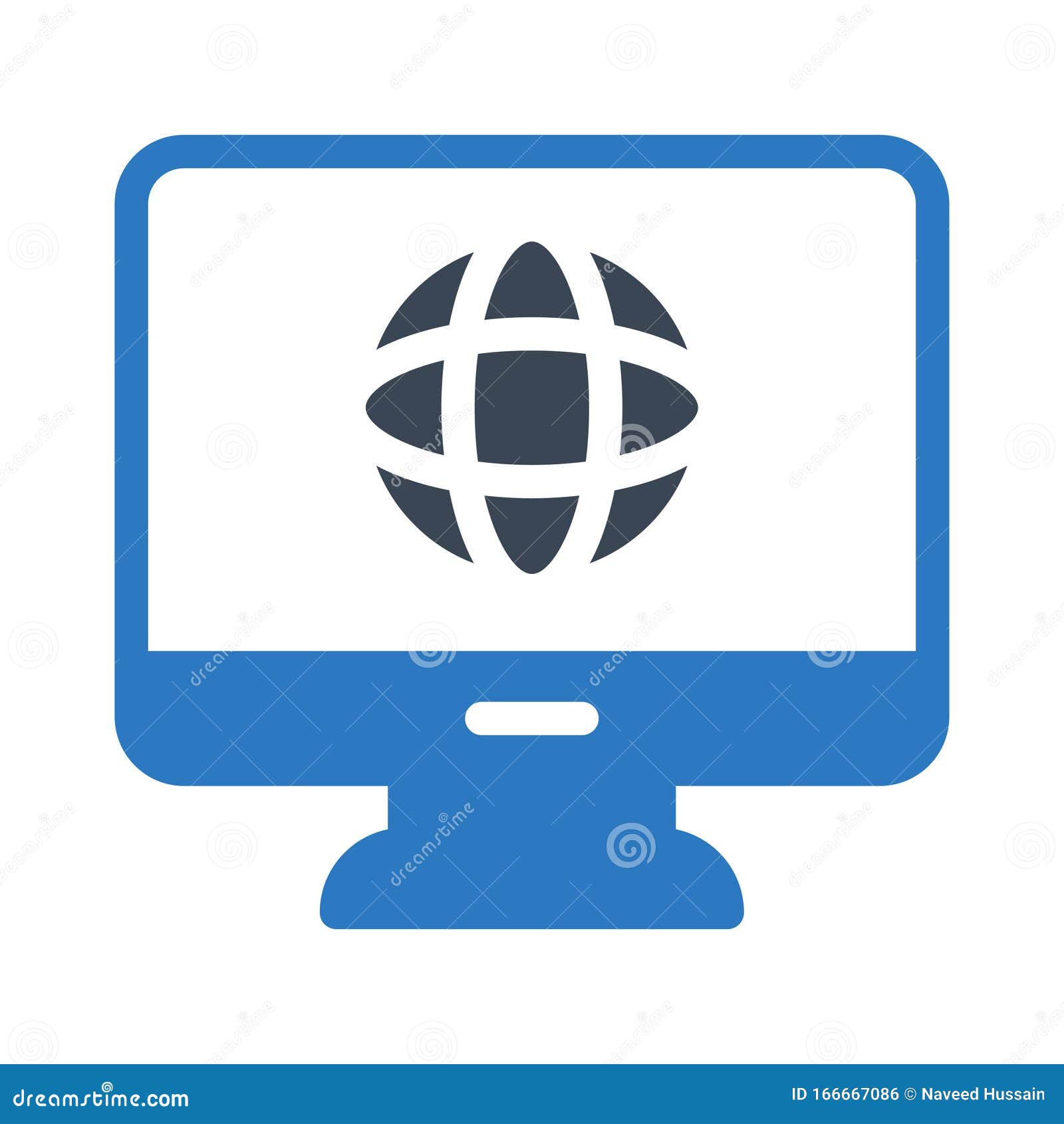 Web Screen Vector Glyph Color Icon Stock Illustration - Illustration of ...