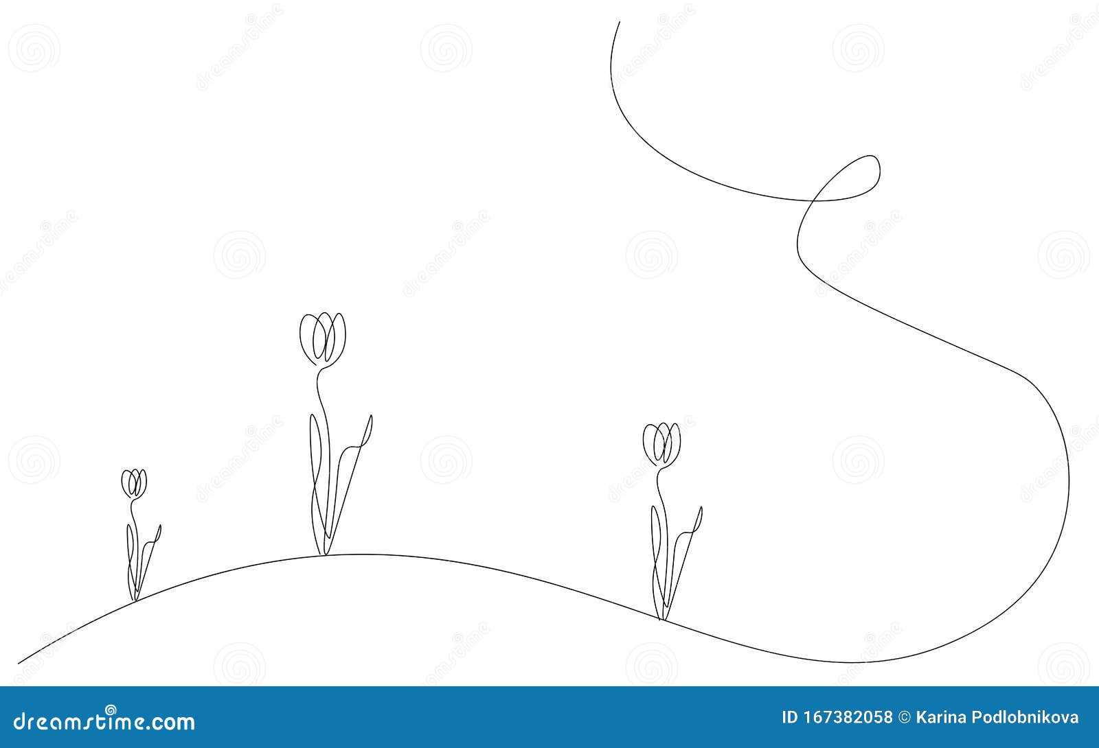 Spring Flowers, Nature Design Vector Stock Vector - Illustration of ...