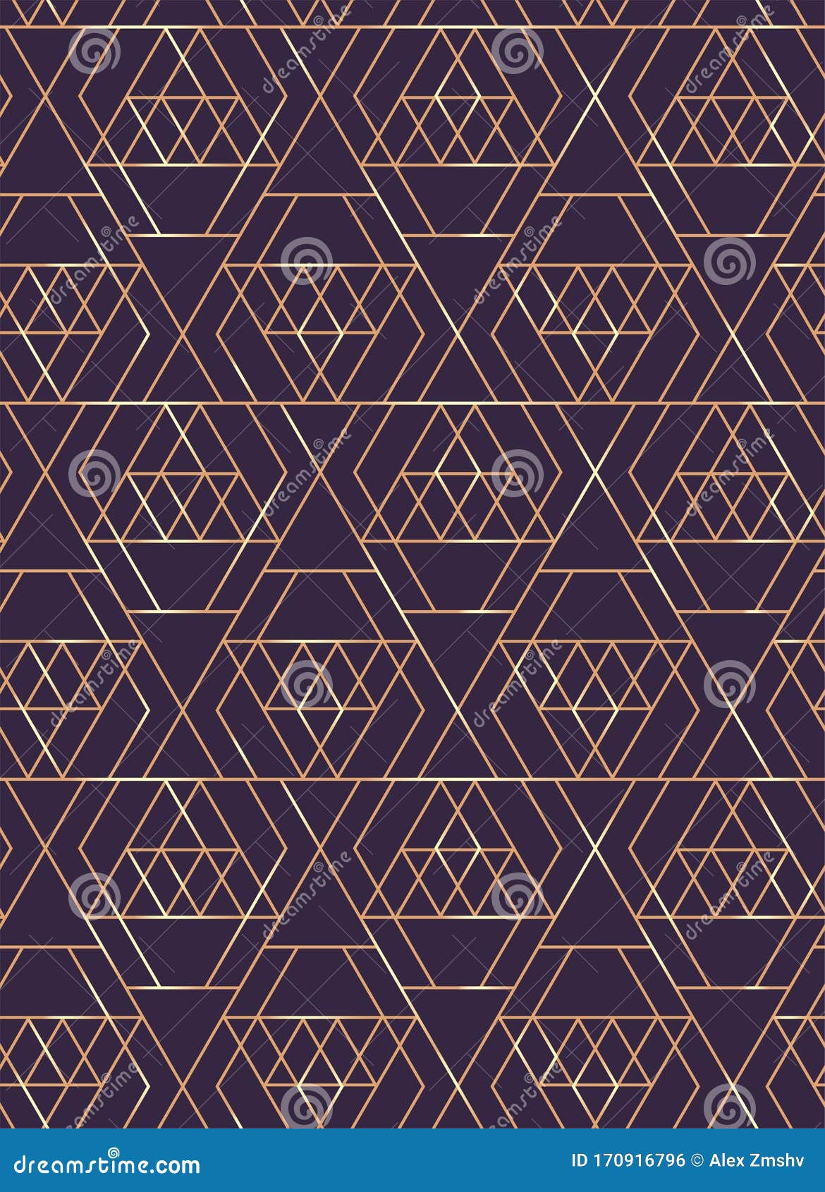 Abstract Diamonds Geometric Lines Seamless Pattern Stock Vector ...
