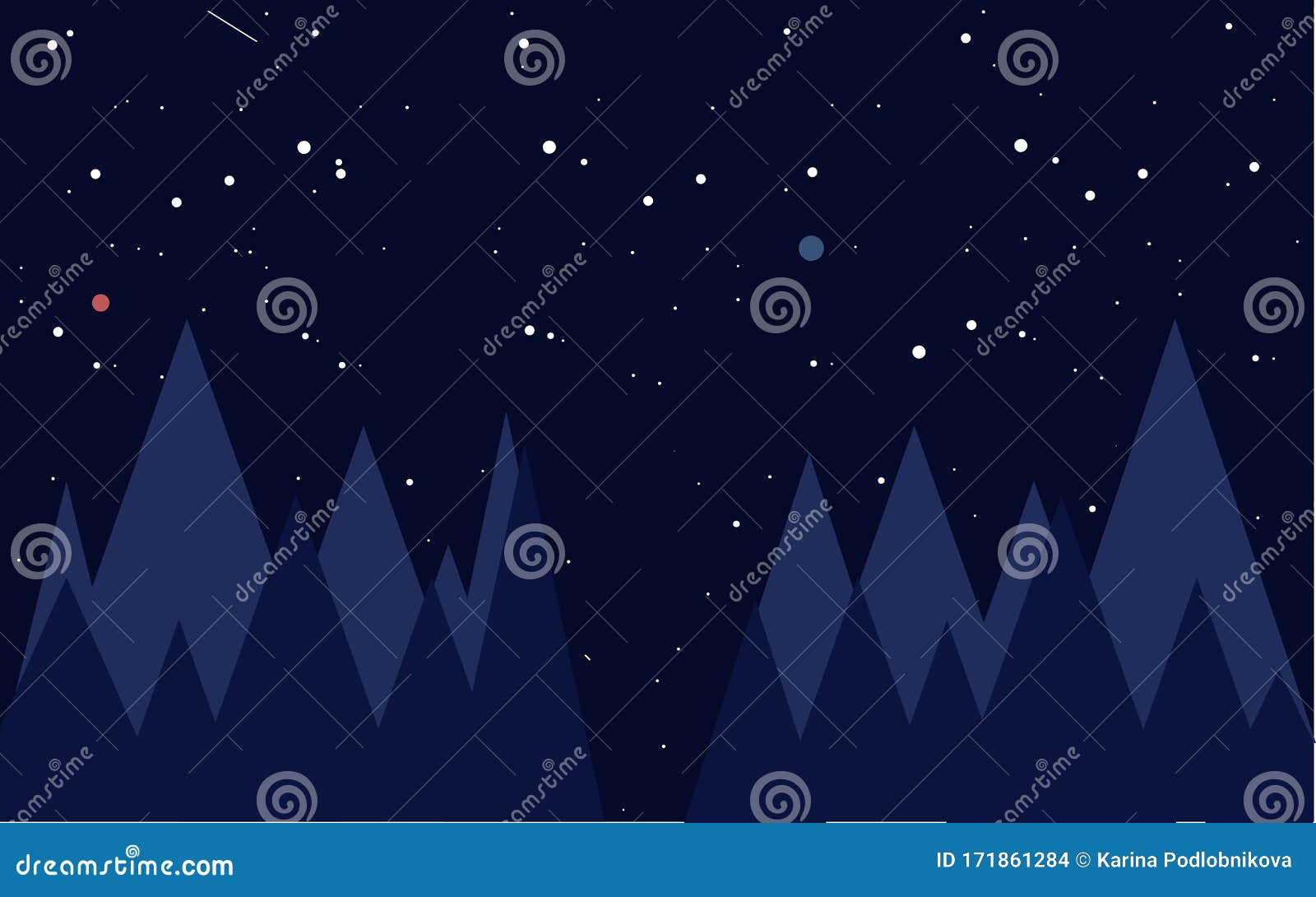 Forest Background Space Design Vector Stock Vector - Illustration of ...