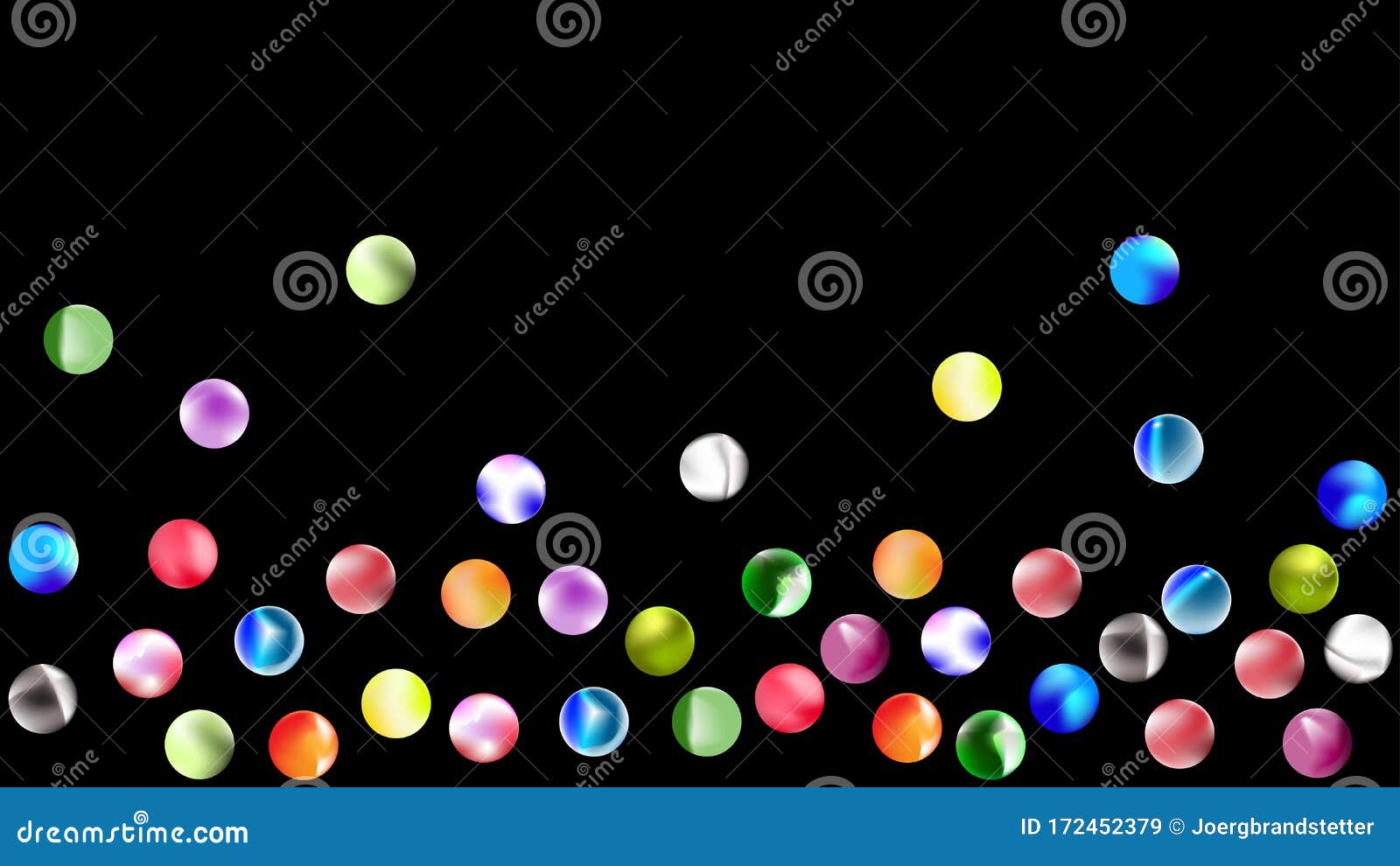 Different Marbles Cartoon Vector | CartoonDealer.com #24291563