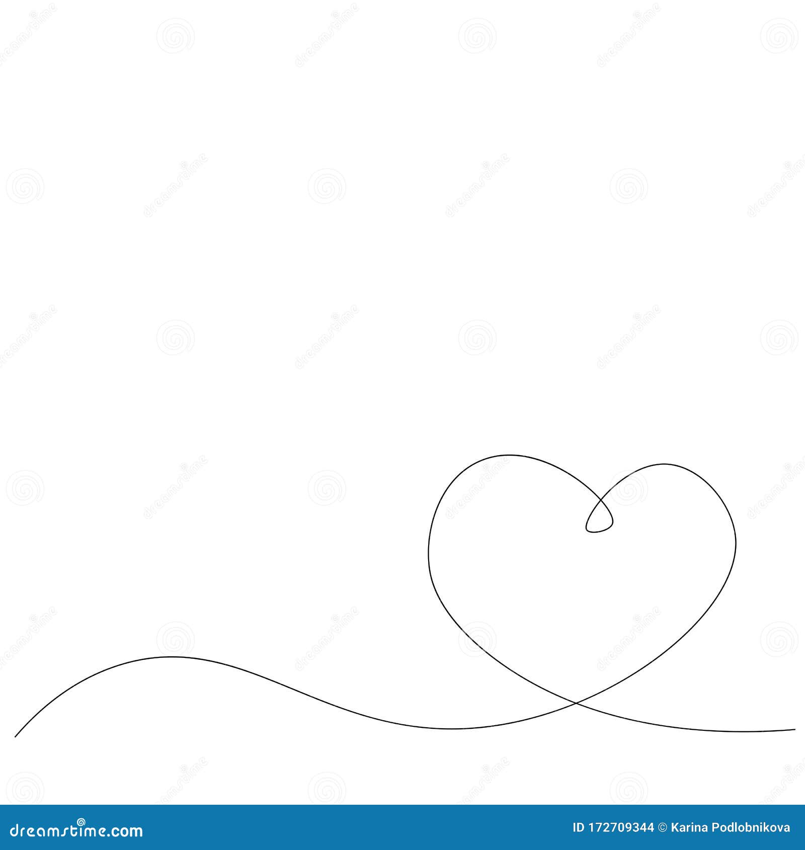 Heart Background Lines Drawing Vector Stock Vector - Illustration of ...