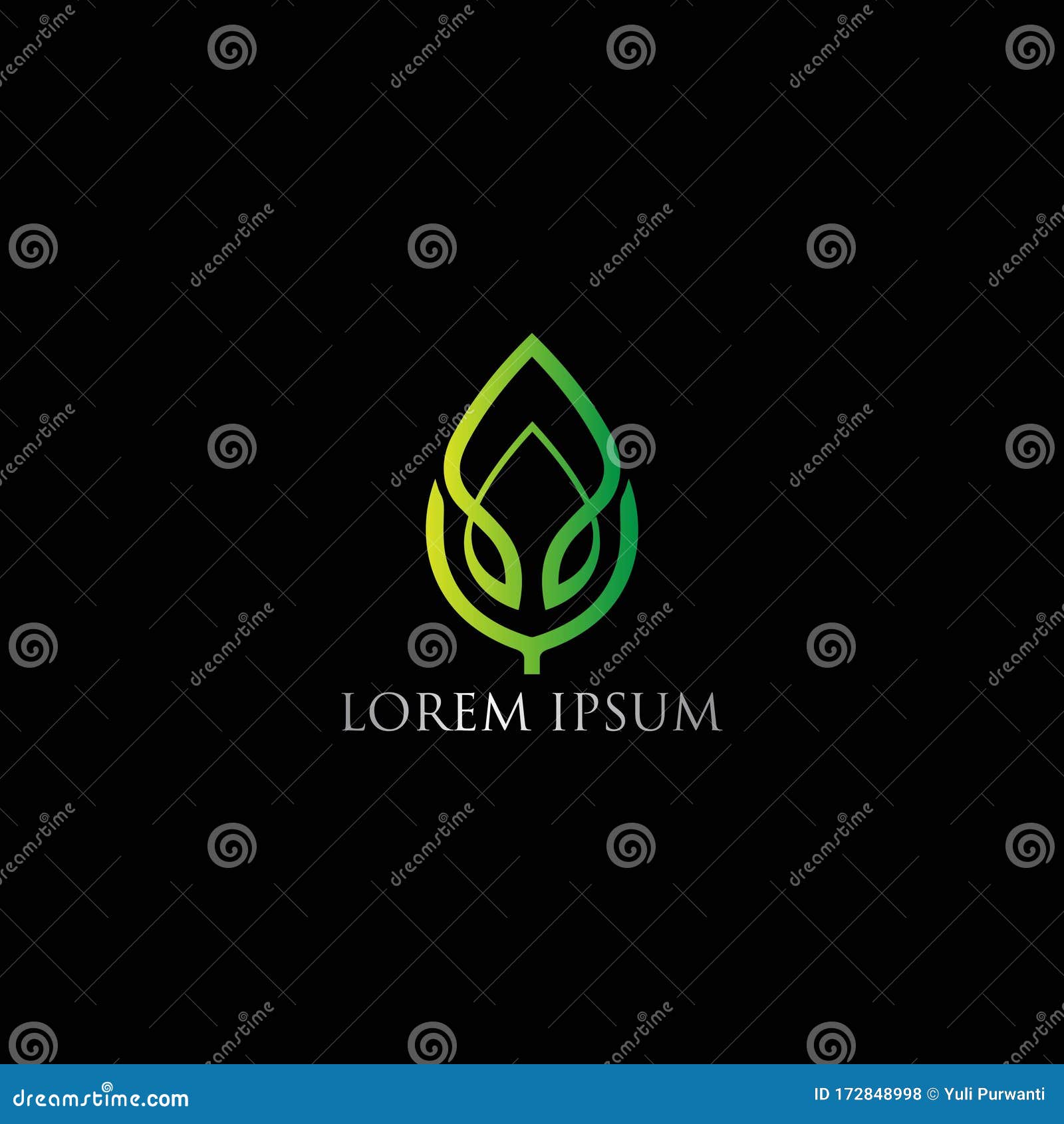 Abstract Business Leaf Logo Design Vector Stock Vector - Illustration ...