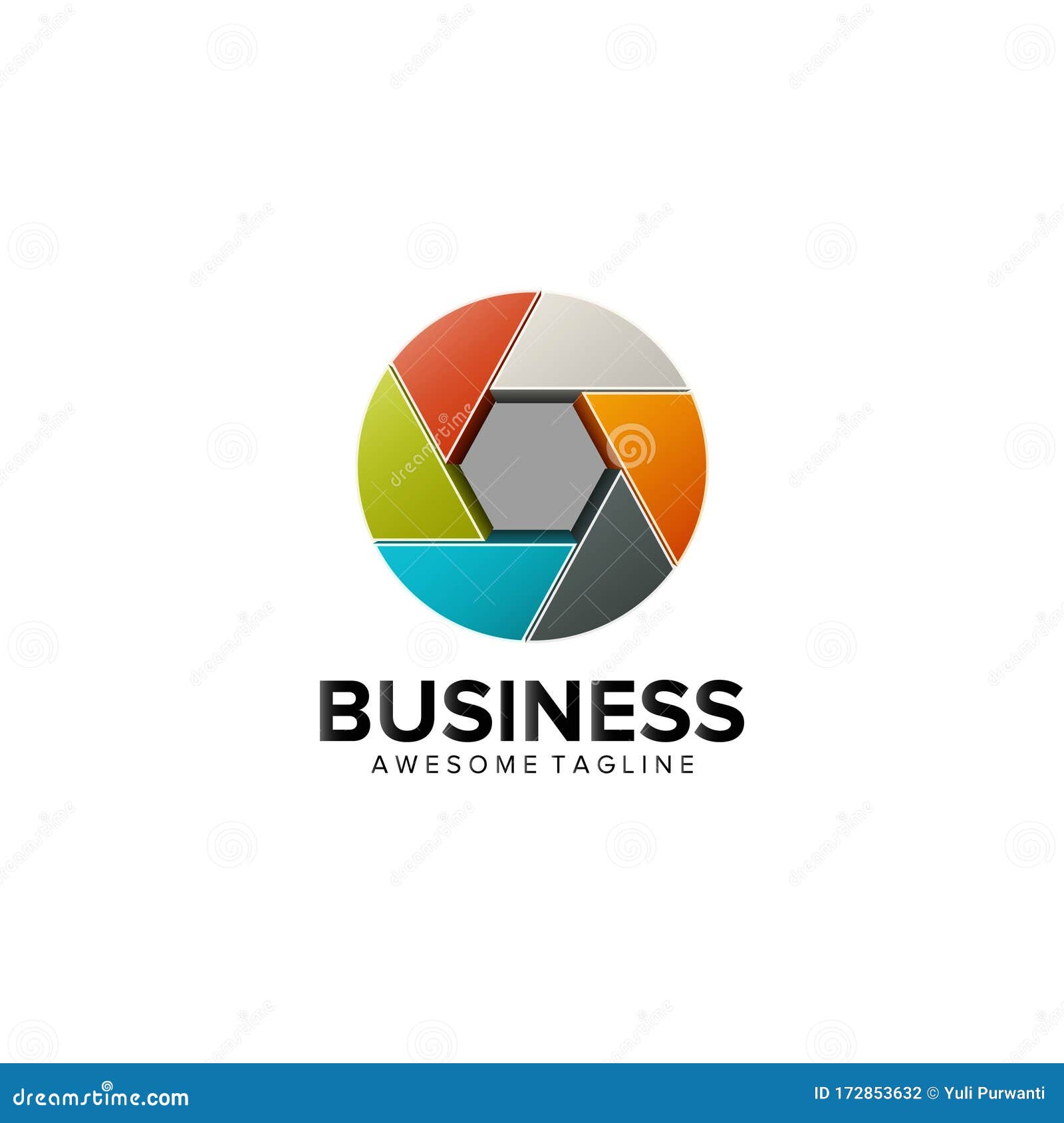 Abstract Business Circle Logo Design Vector Stock Vector - Illustration ...