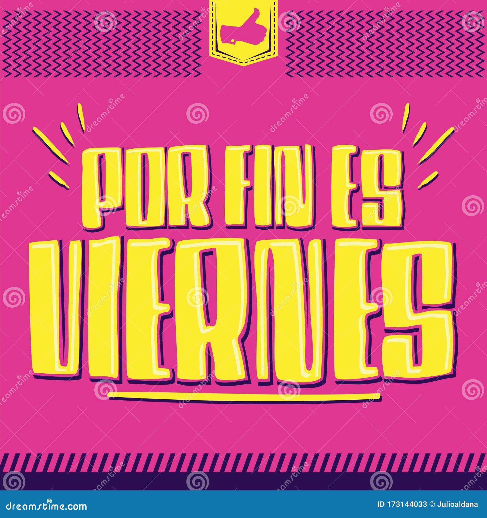 Por Fin Es Viernes, Finally it`s Friday Spanish Text Vector Design ...
